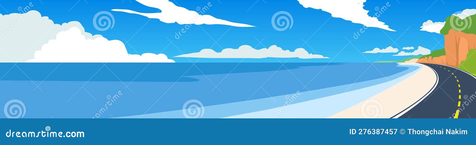 Curved Island Road Stock Illustrations – 3 Curved Island Road Stock ...