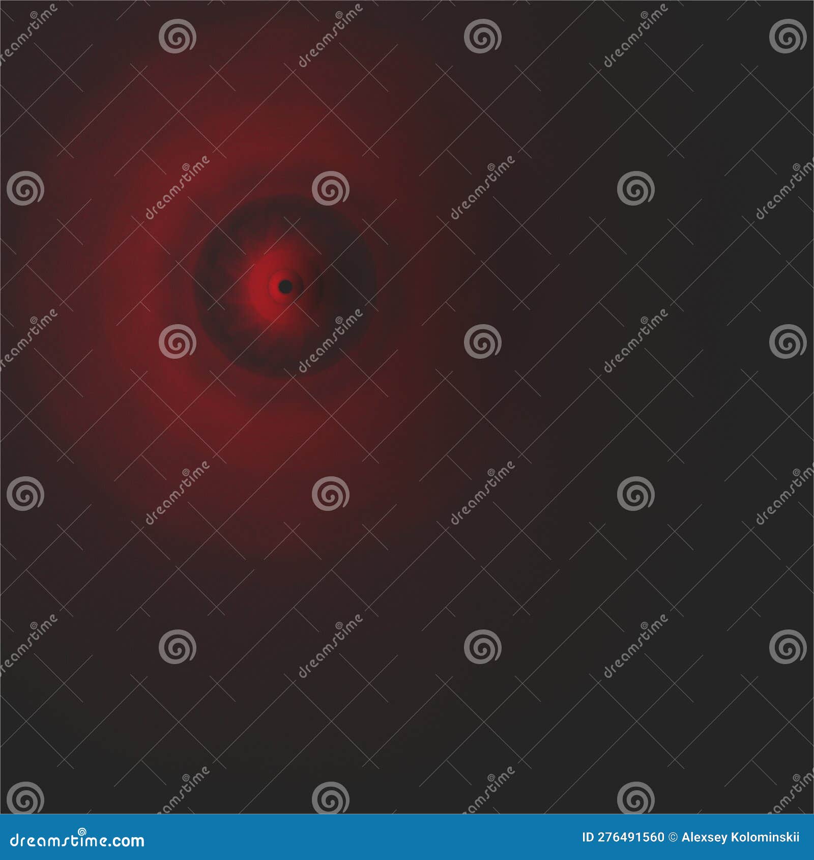 The Background Black with a Red Eye Iris Stock Illustration ...