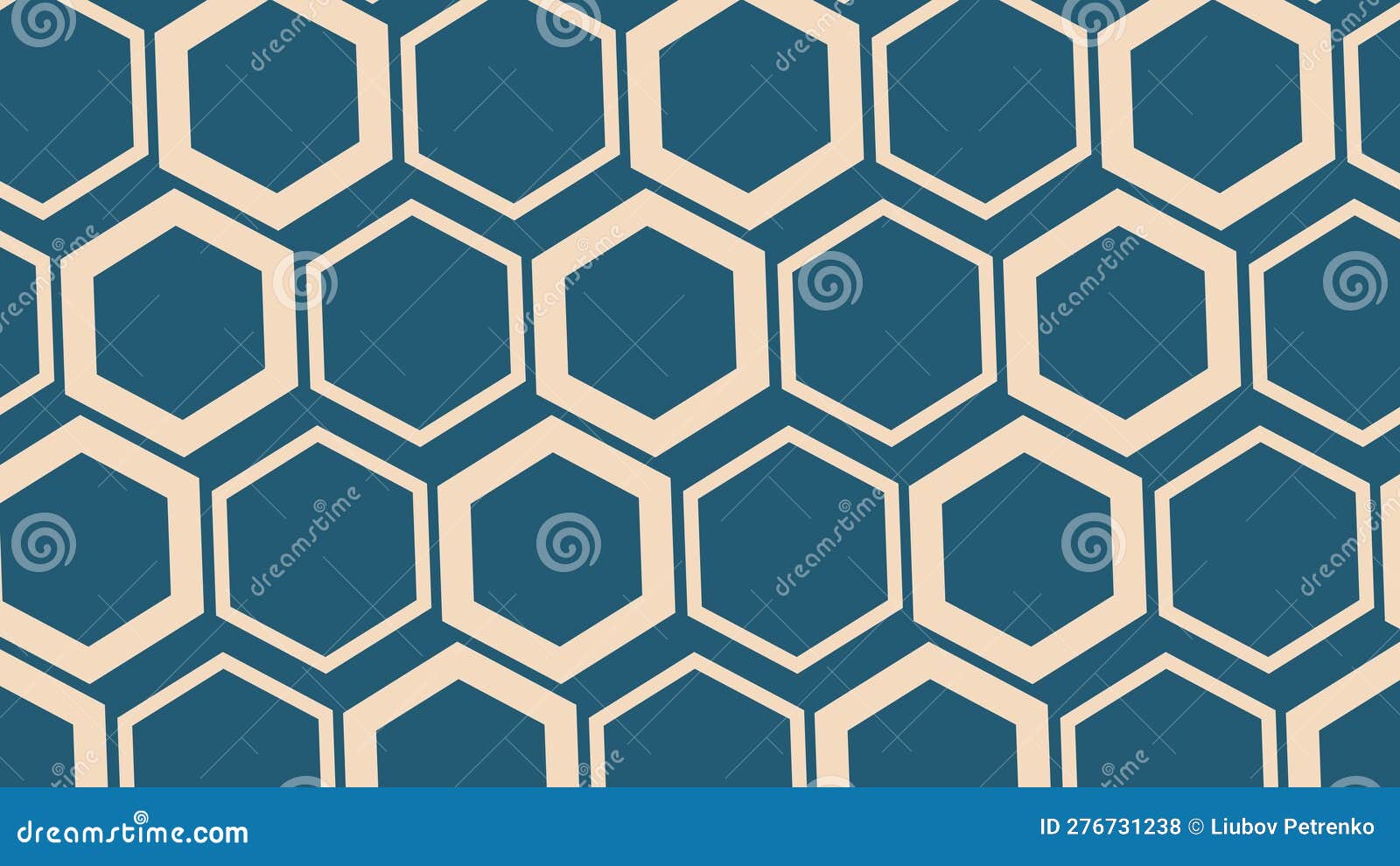 Seamless Abstract Geometric Pattern with Hexagons Stock Vector - Illustration of wallpaper ...
