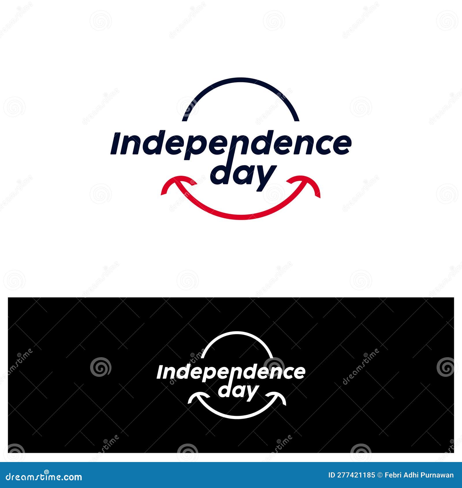 Lettering Independence Day Nation, Iconic, Modern, Flat, Icon Stock ...