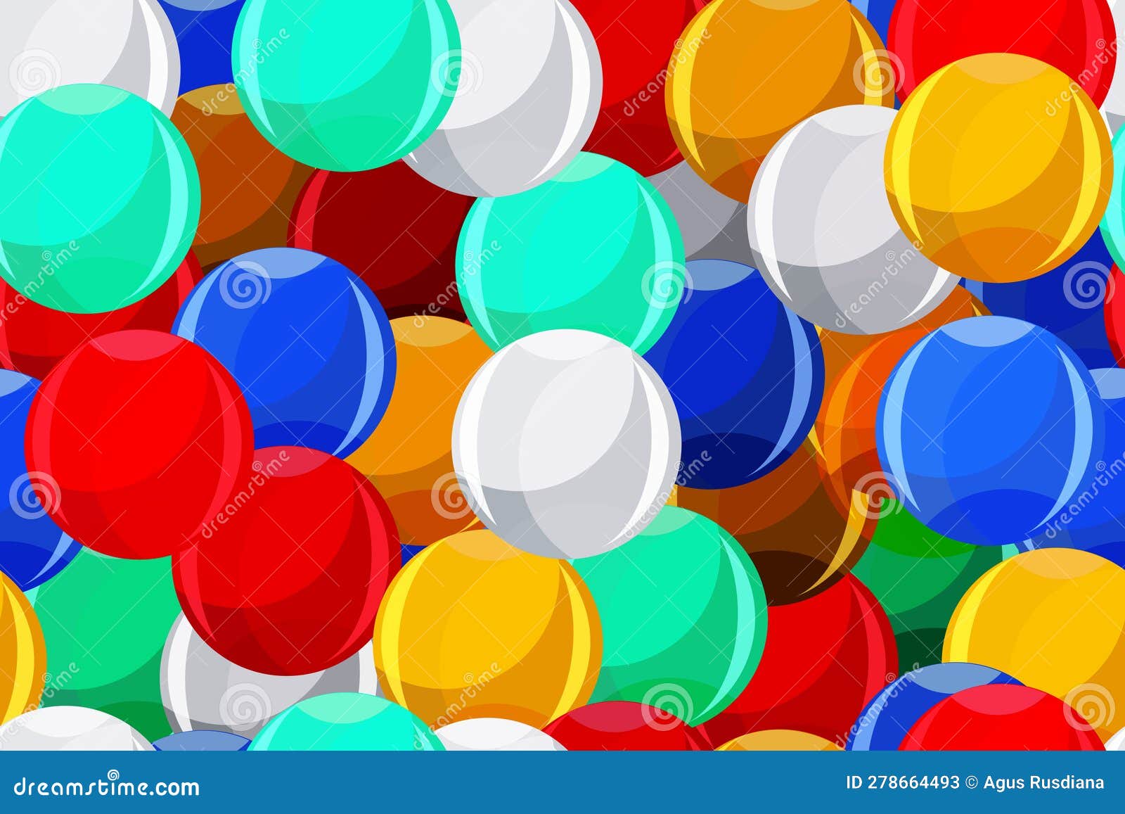 Crystal Balls Pattern Background Stock Vector - Illustration of event ...