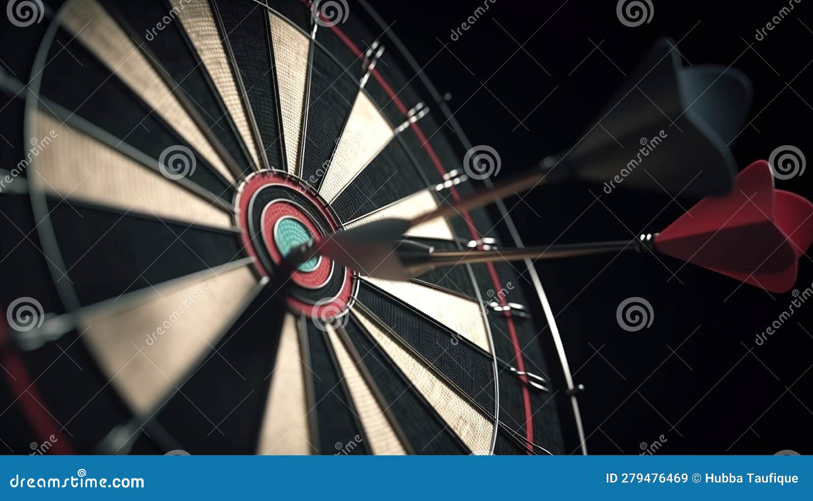 Bullseye is a Target of Business, Generative, Ai Stock Illustration ...