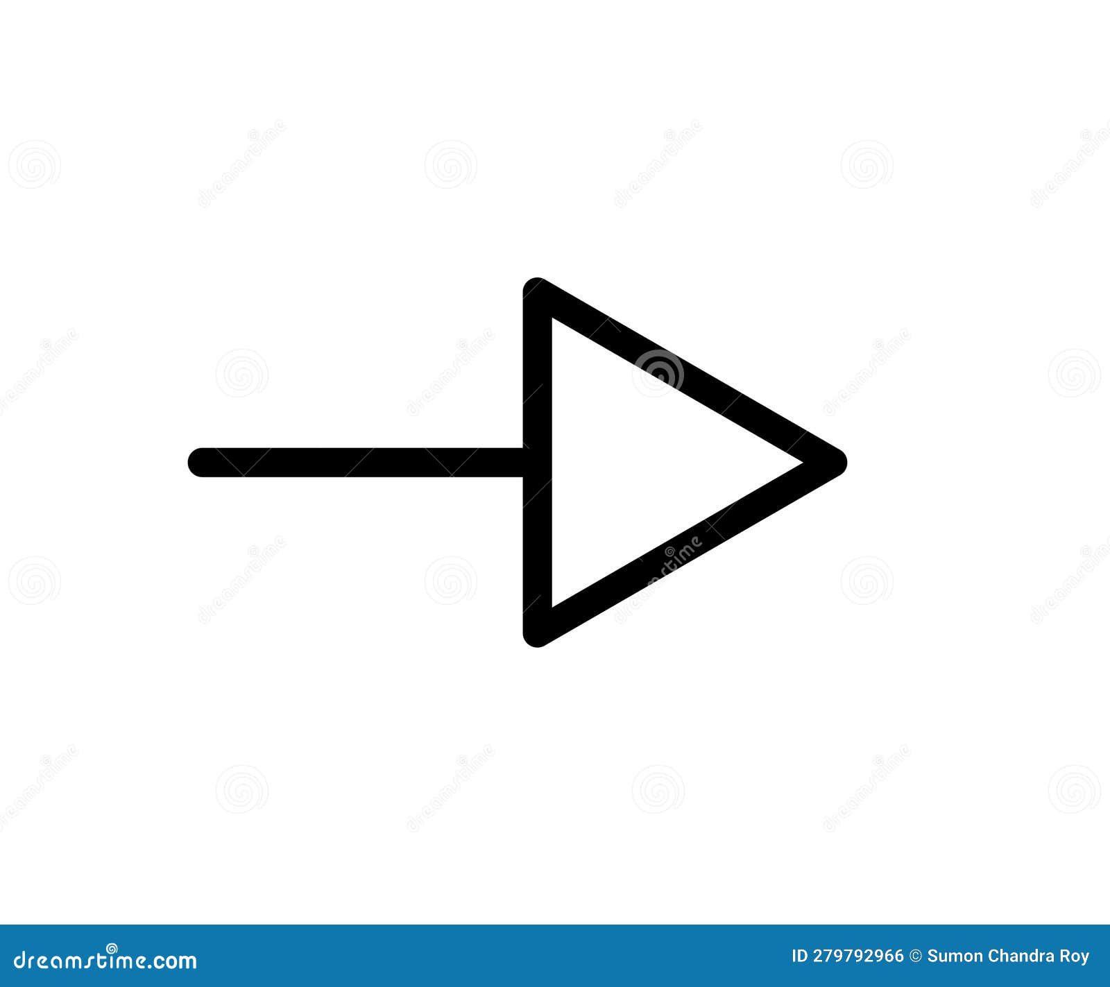 Simple Arrow Icon Design Vector Template Stock Vector - Illustration of ...