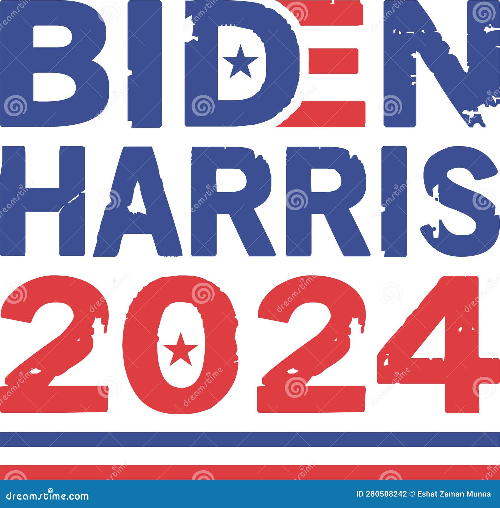Biden Harris 2024 Svg T-Shirt Vector Editorial Photography ...