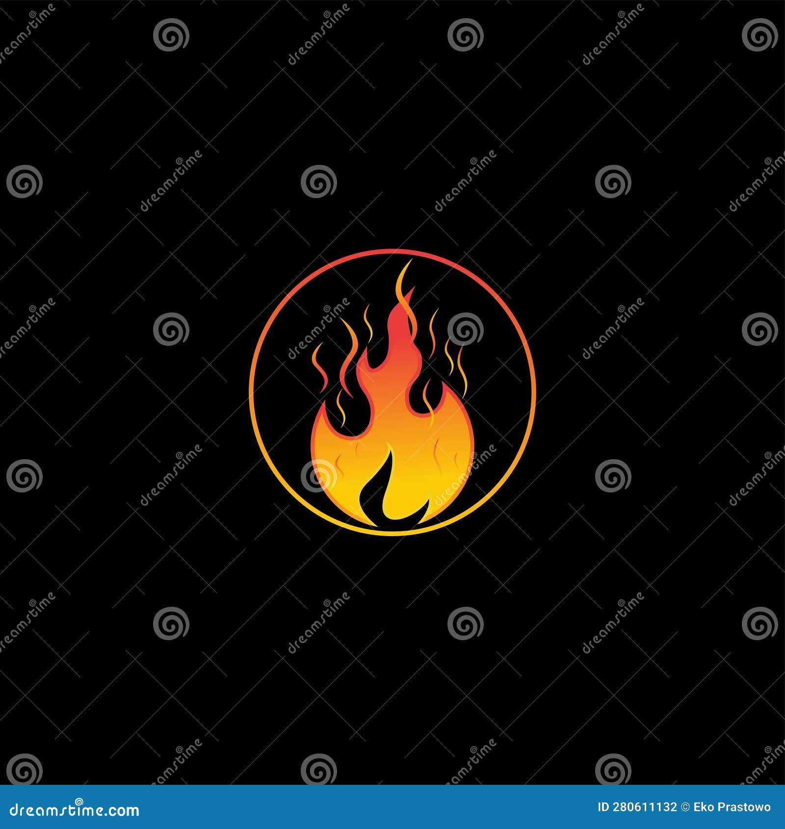 Fire Logo or Icon Design Template Stock Vector - Illustration of ...