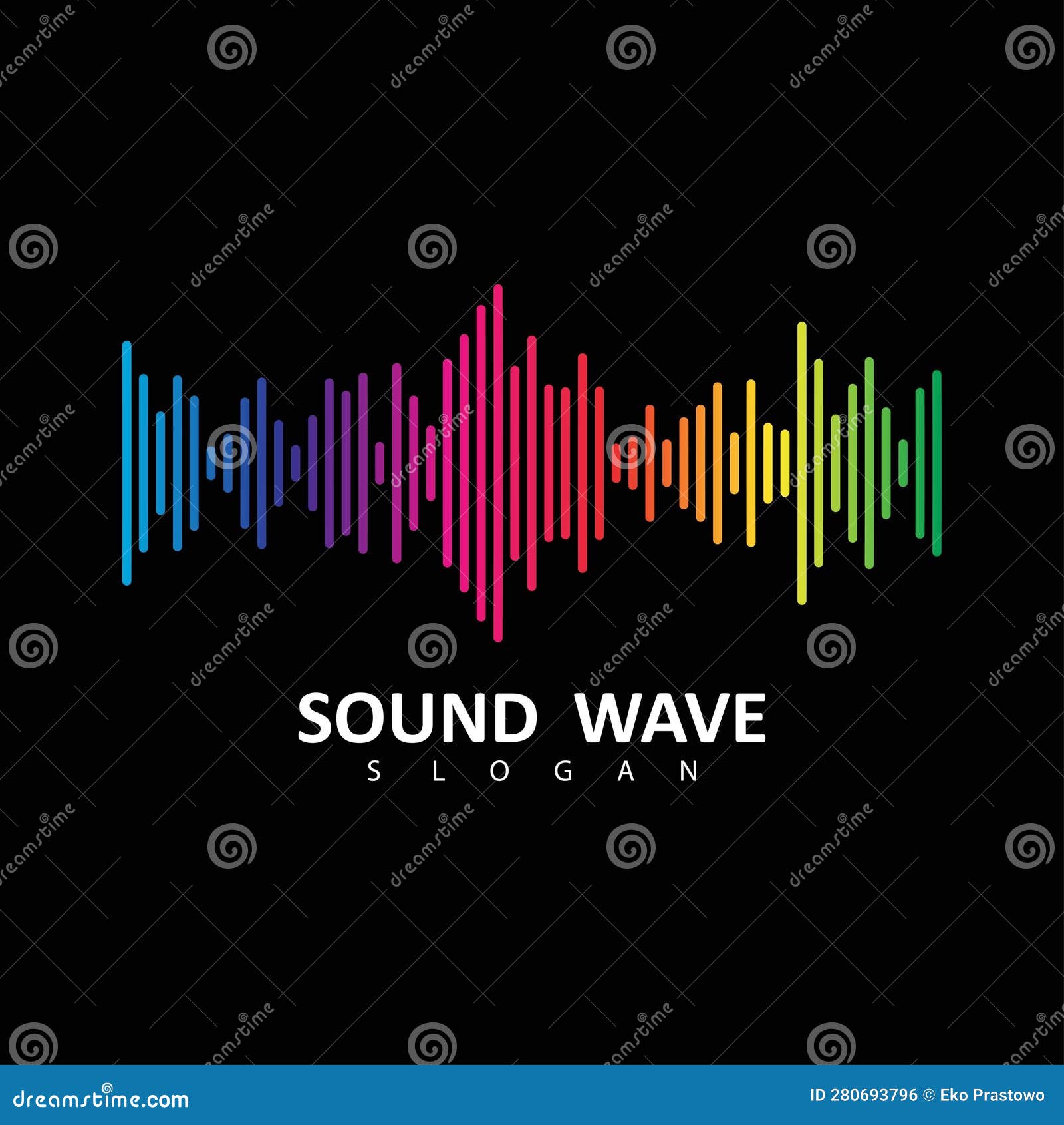 Equalizer, Audio, Sound Wave Logo Design Inspiration Stock Vector ...