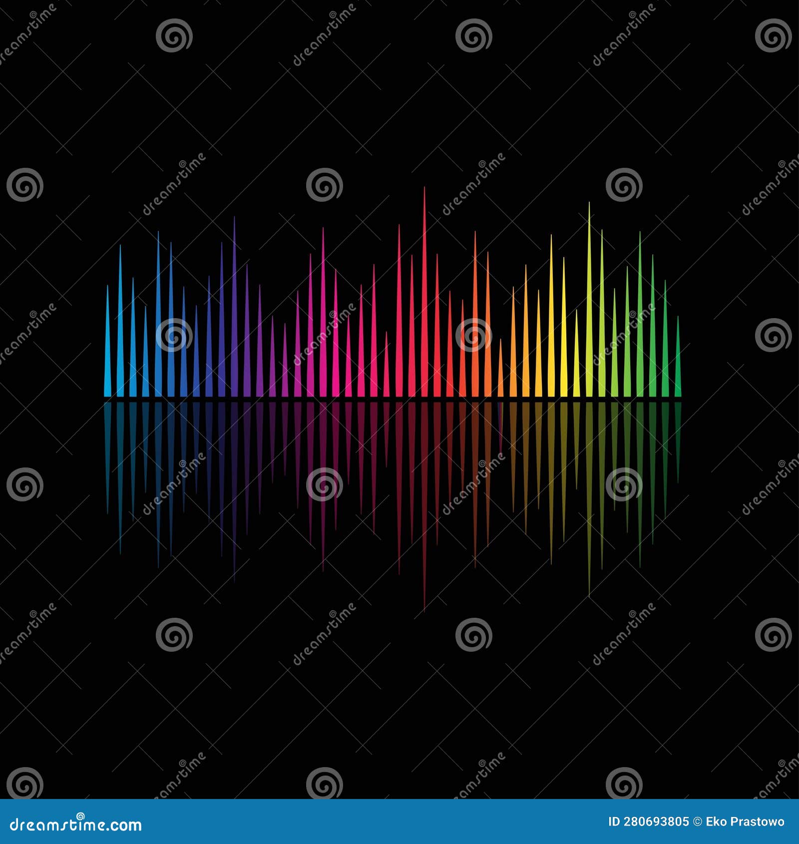 Equalizer, Audio, Sound Wave Logo Design Inspiration Stock Vector ...