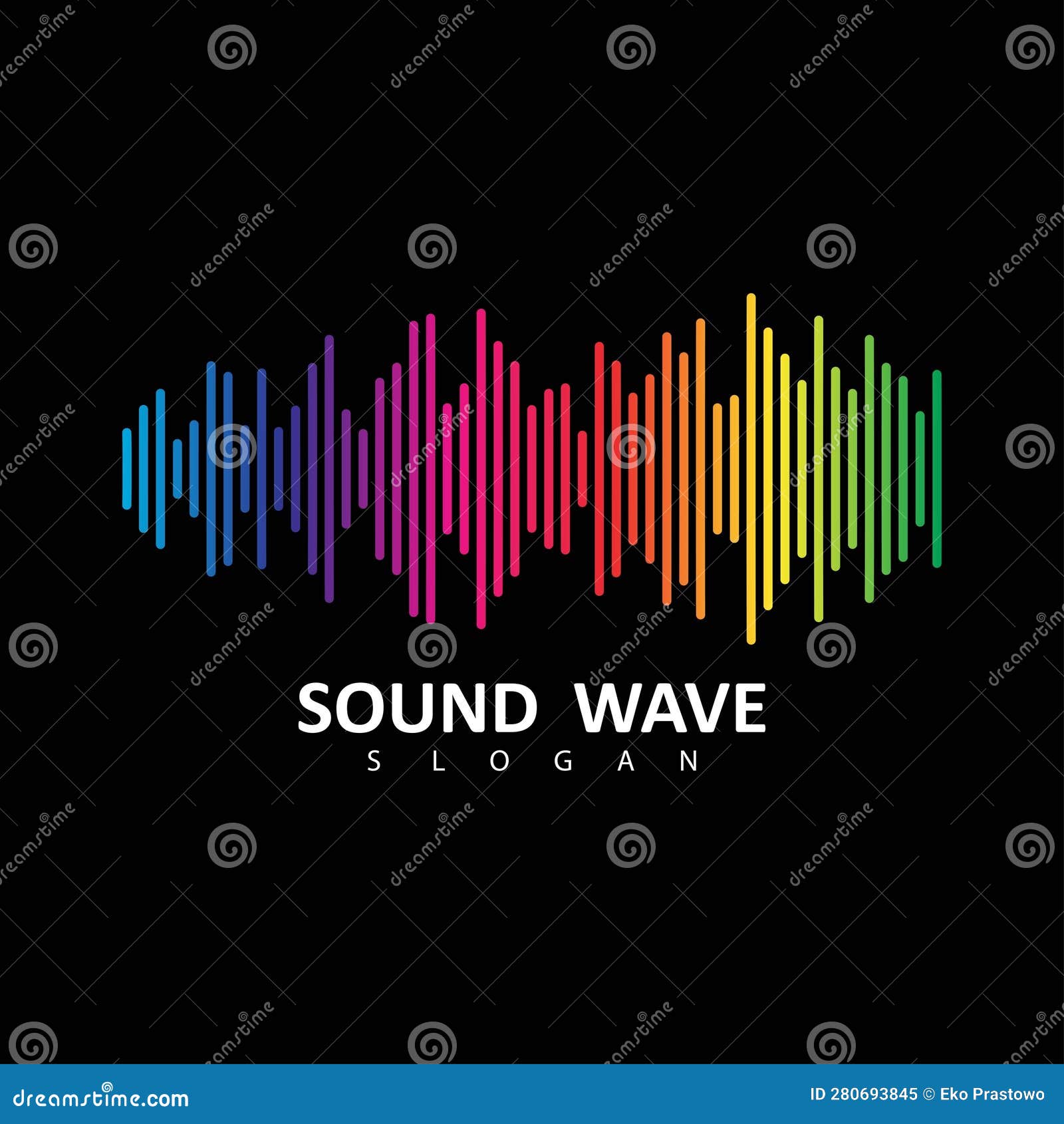 Equalizer, Audio, Sound Wave Logo Design Inspiration Stock Vector ...