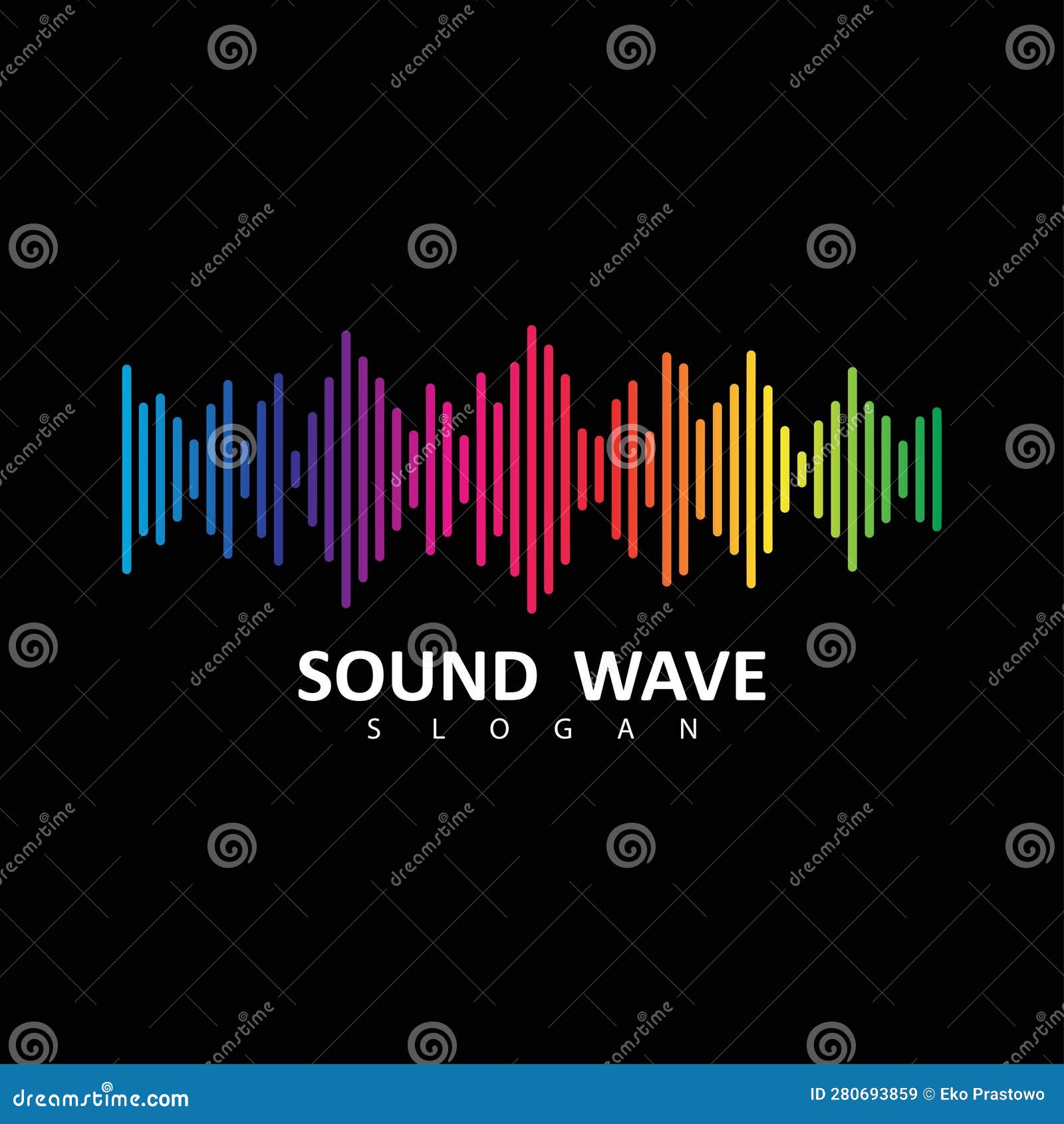 Equalizer, Audio, Sound Wave Logo Design Inspiration Stock Vector ...