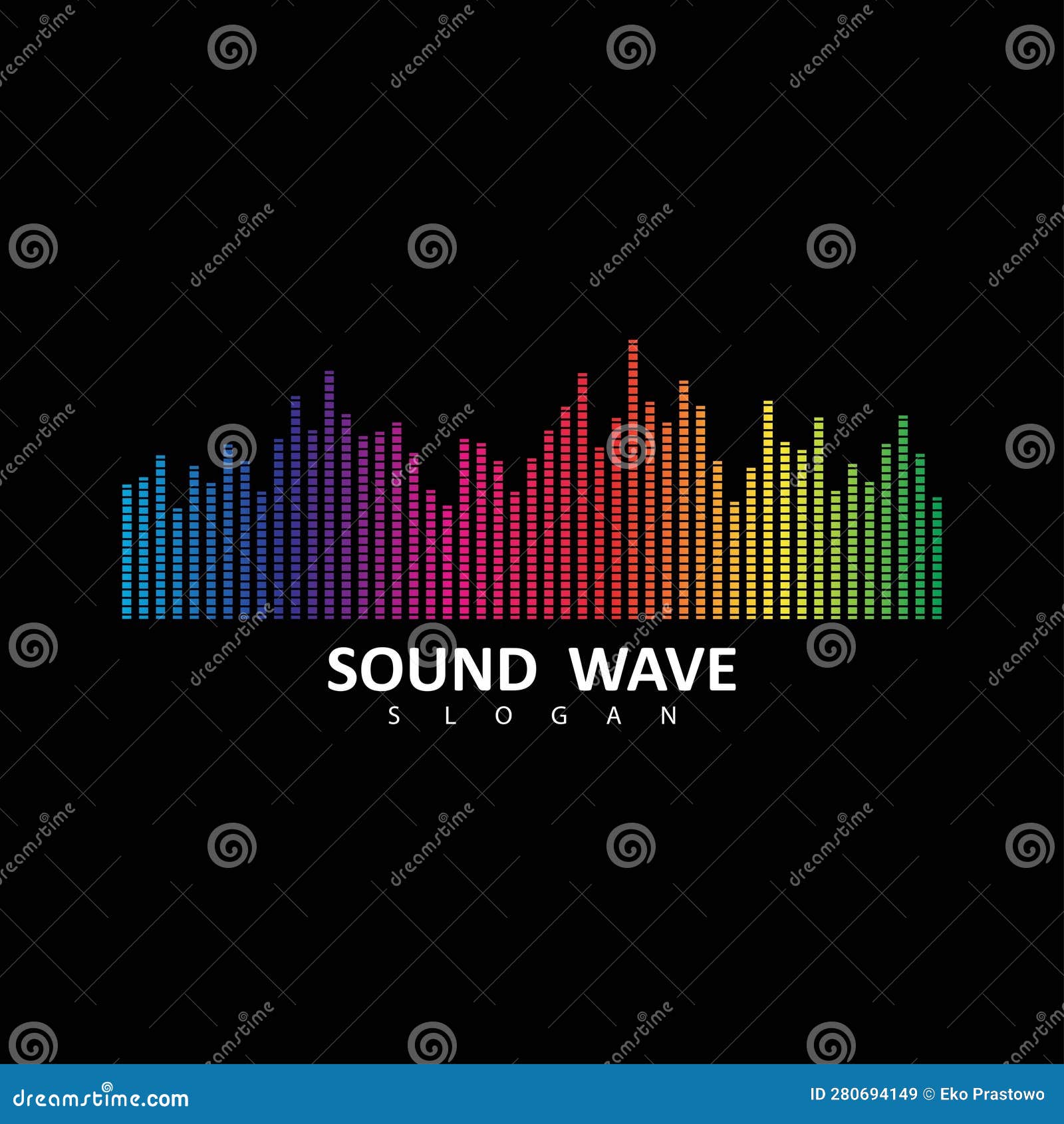 Equalizer, Audio, Sound Wave Logo Design Inspiration Stock Vector ...