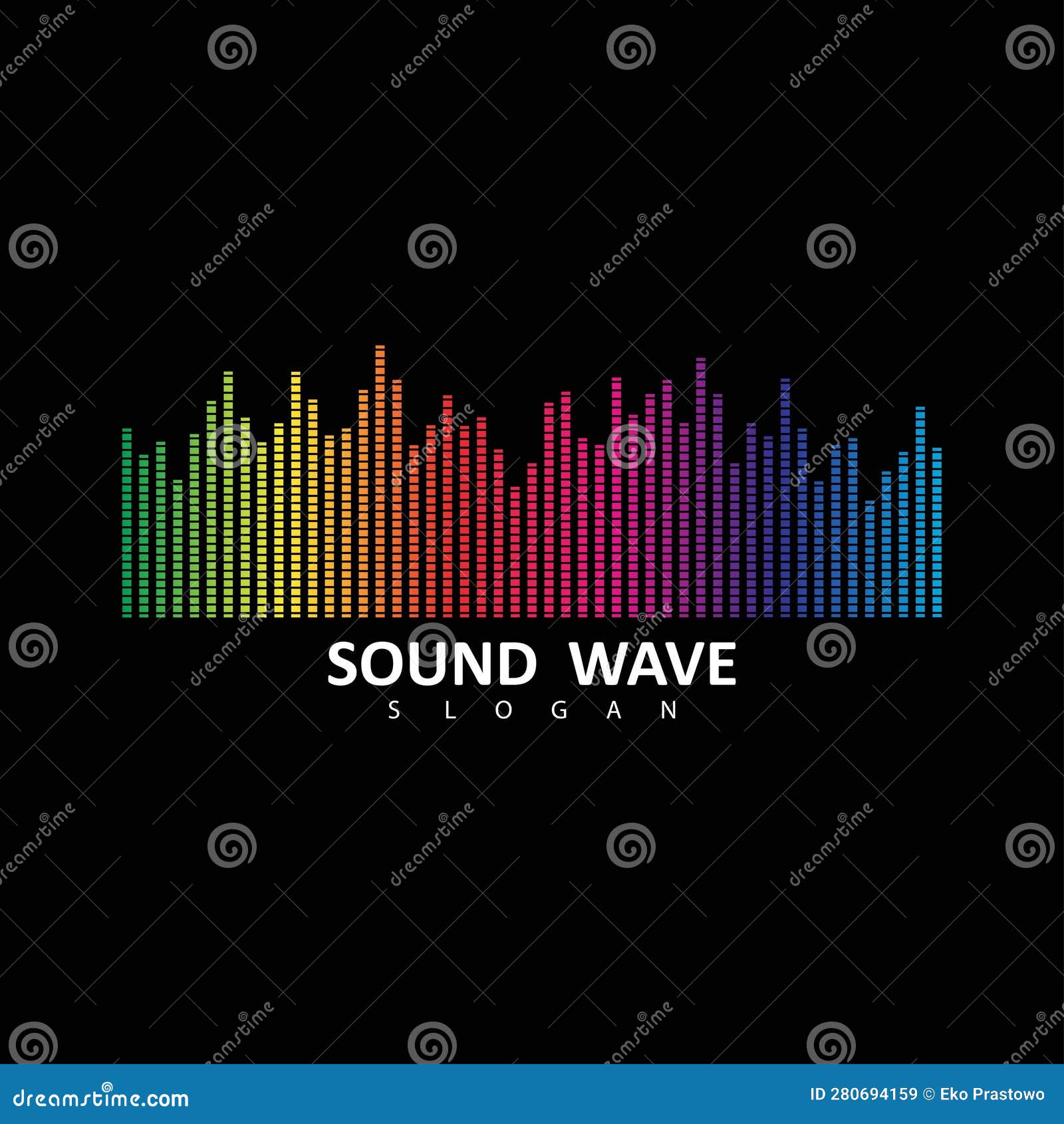 Equalizer, Audio, Sound Wave Logo Design Inspiration Stock Vector ...