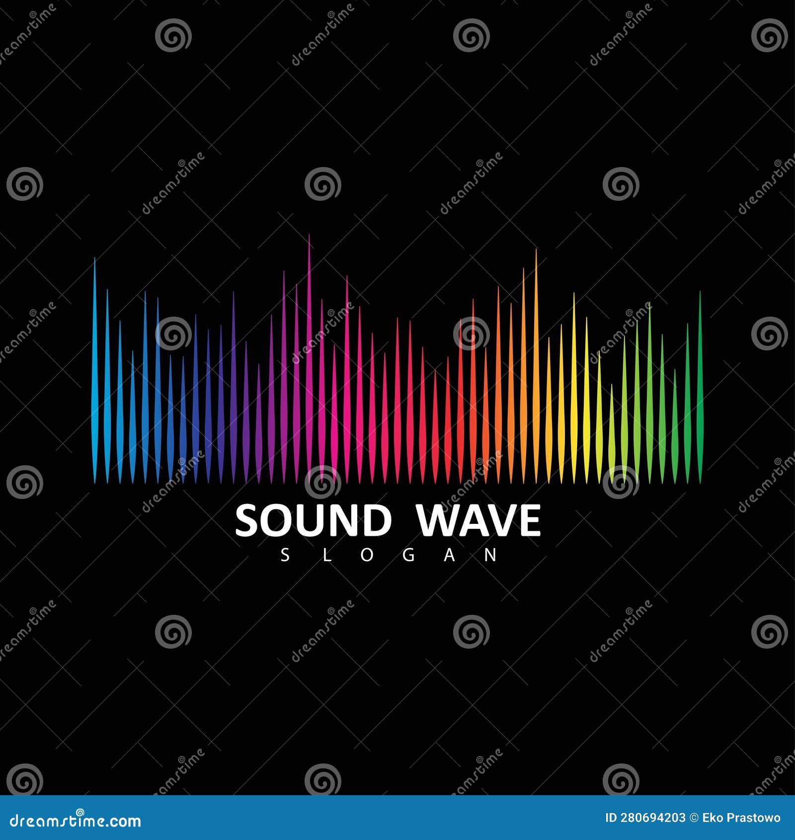 Equalizer, Audio, Sound Wave Logo Design Inspiration Stock Vector ...