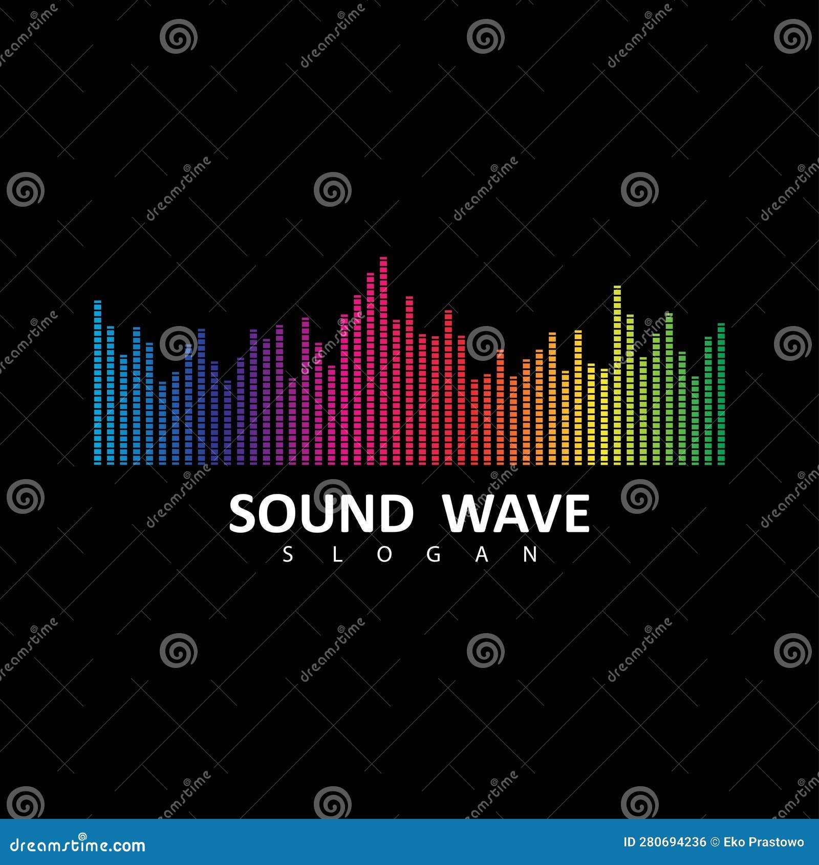 Equalizer, Audio, Sound Wave Logo Design Inspiration Stock Vector ...