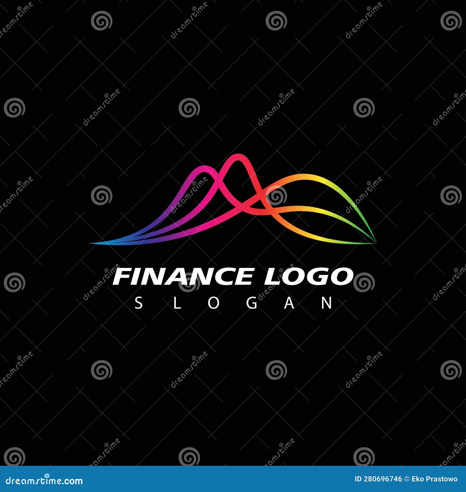 Business Finance Stock Exchange Charts Market Logo Stock Vector ...