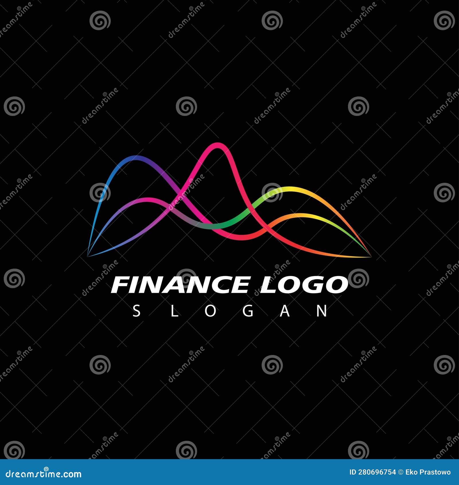 Business Finance Stock Exchange Charts Market Logo Stock Vector ...