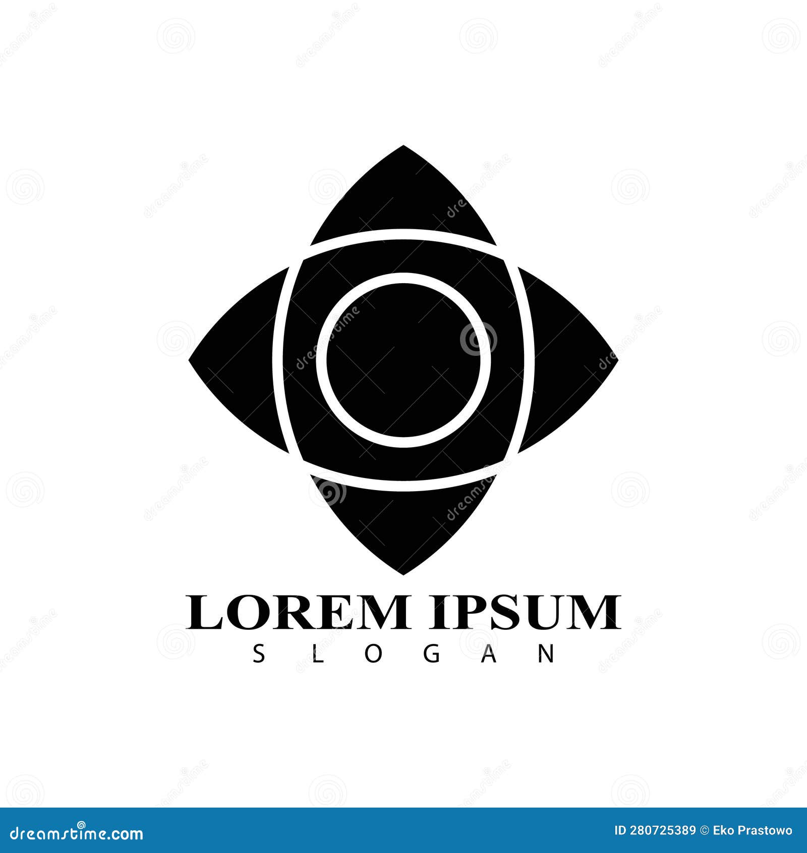 Circle Celebration Brand Identity Logo Design Idea Stock Vector ...