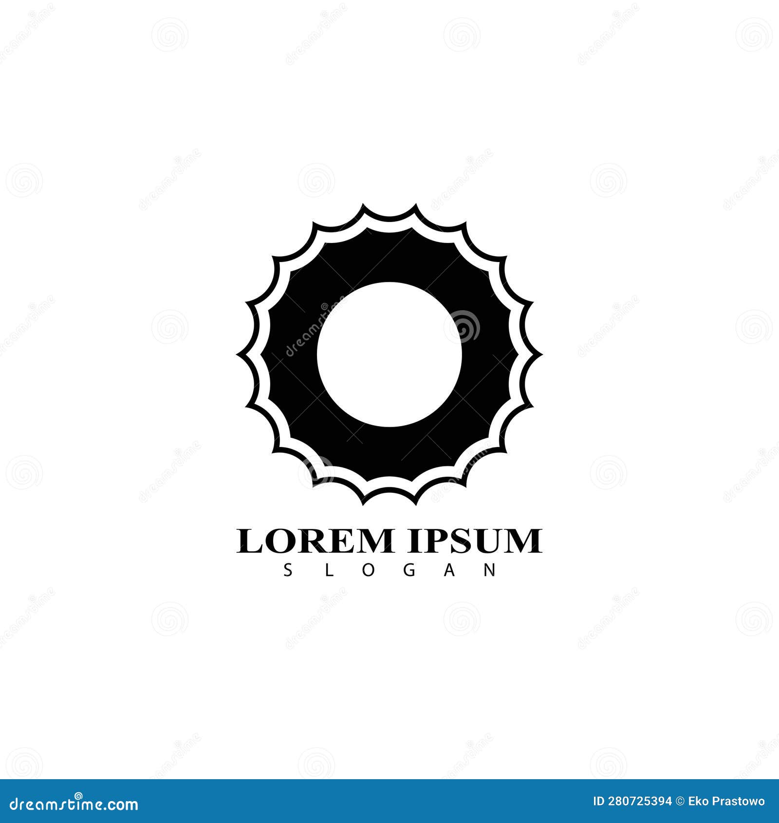 Circle Celebration Brand Identity Logo Design Idea Stock Vector ...