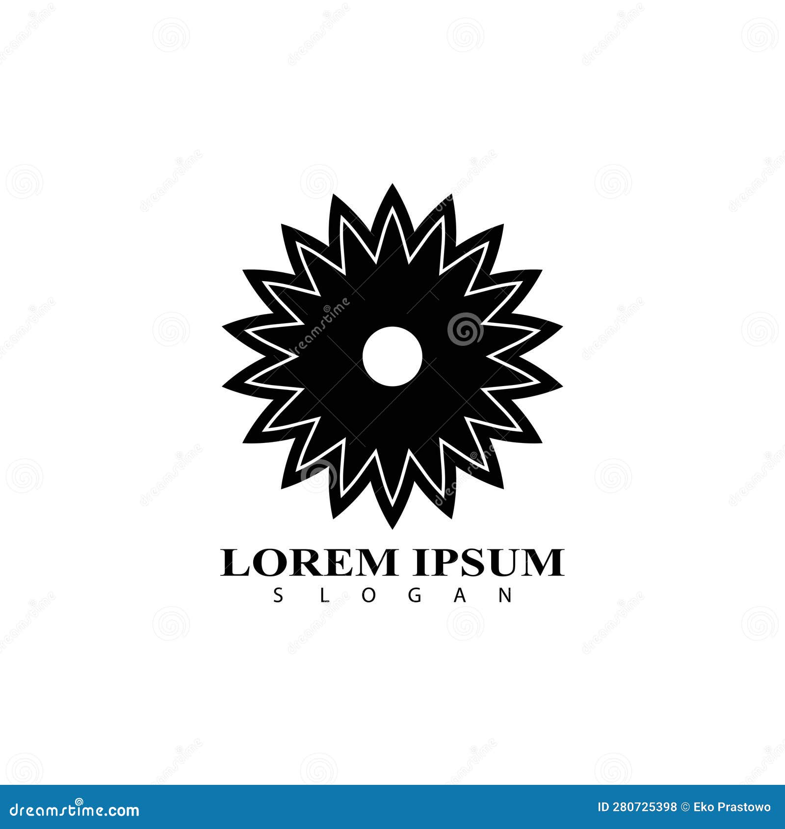 Circle Celebration Brand Identity Logo Design Idea Stock Vector ...