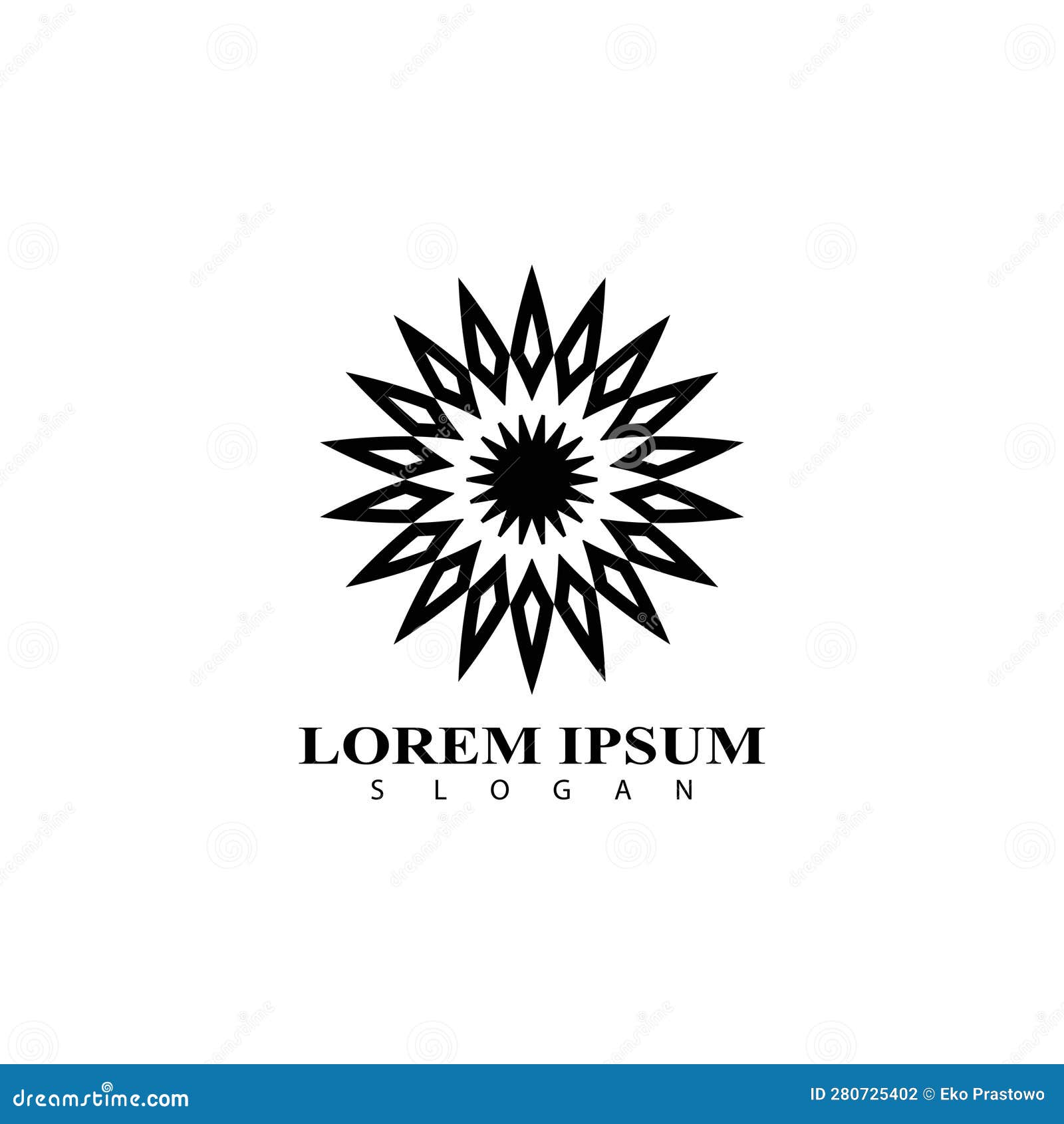 Circle Celebration Brand Identity Logo Design Idea Stock Vector ...