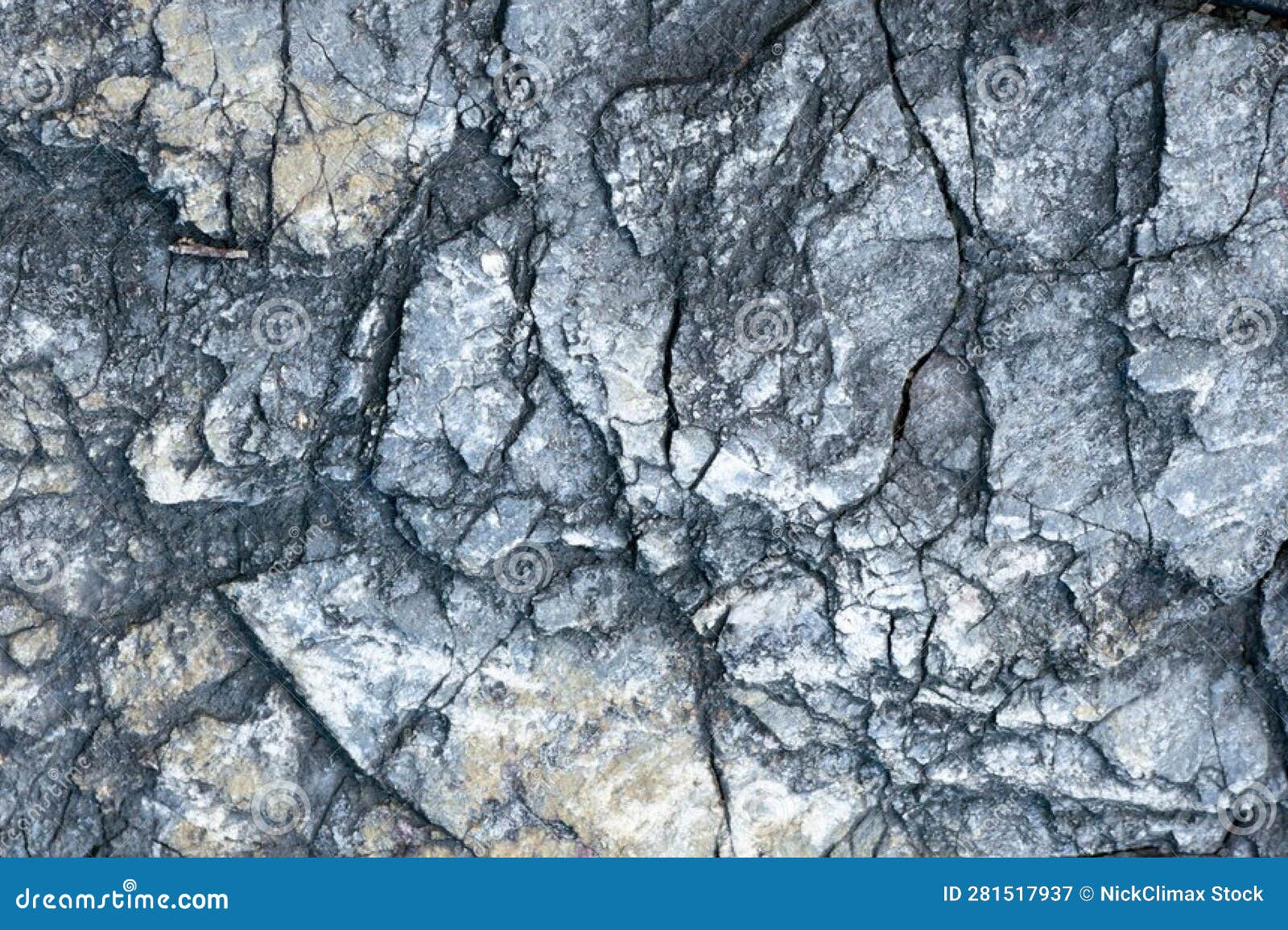 Abstract Background Material Rock Cliff Texture Rough Black and Gray ...