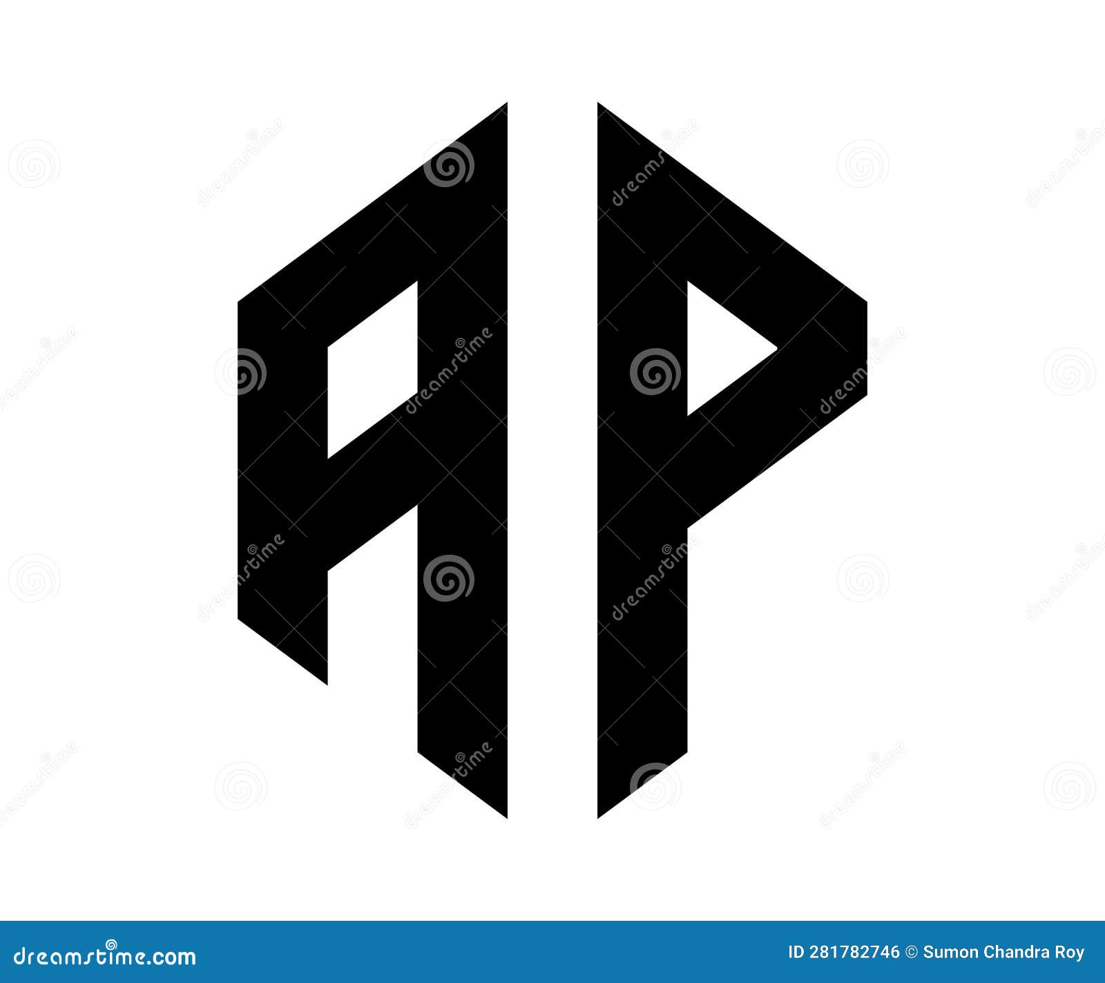 A P Letter Logo Design Vector Template Stock Vector - Illustration of ...
