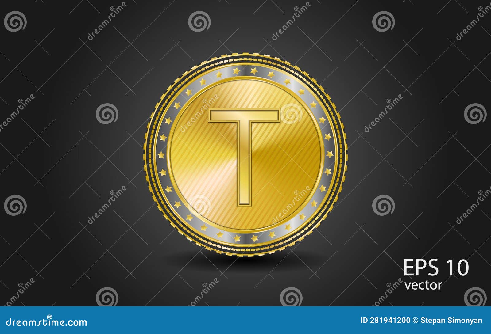 Emblem Letter T Weaving Circle Monogram Graceful Template Stock Vector ...