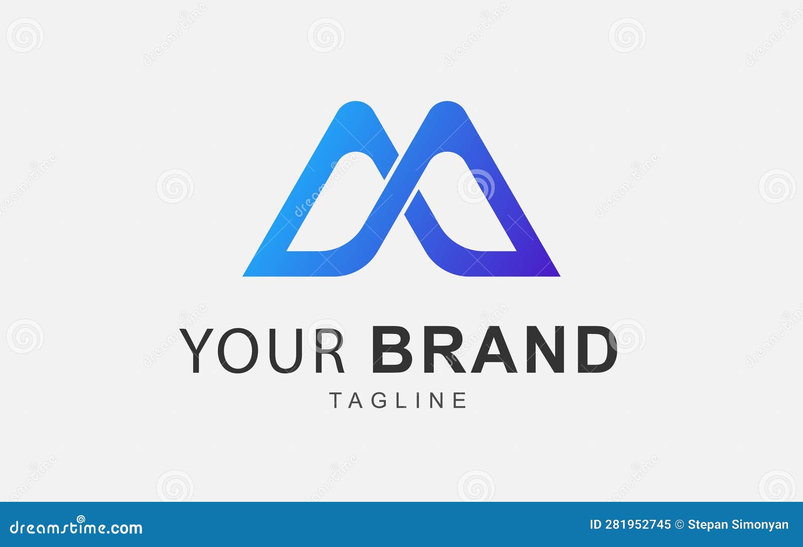 Creative Abstract Letter M Logo Stock Vector - Illustration of design ...