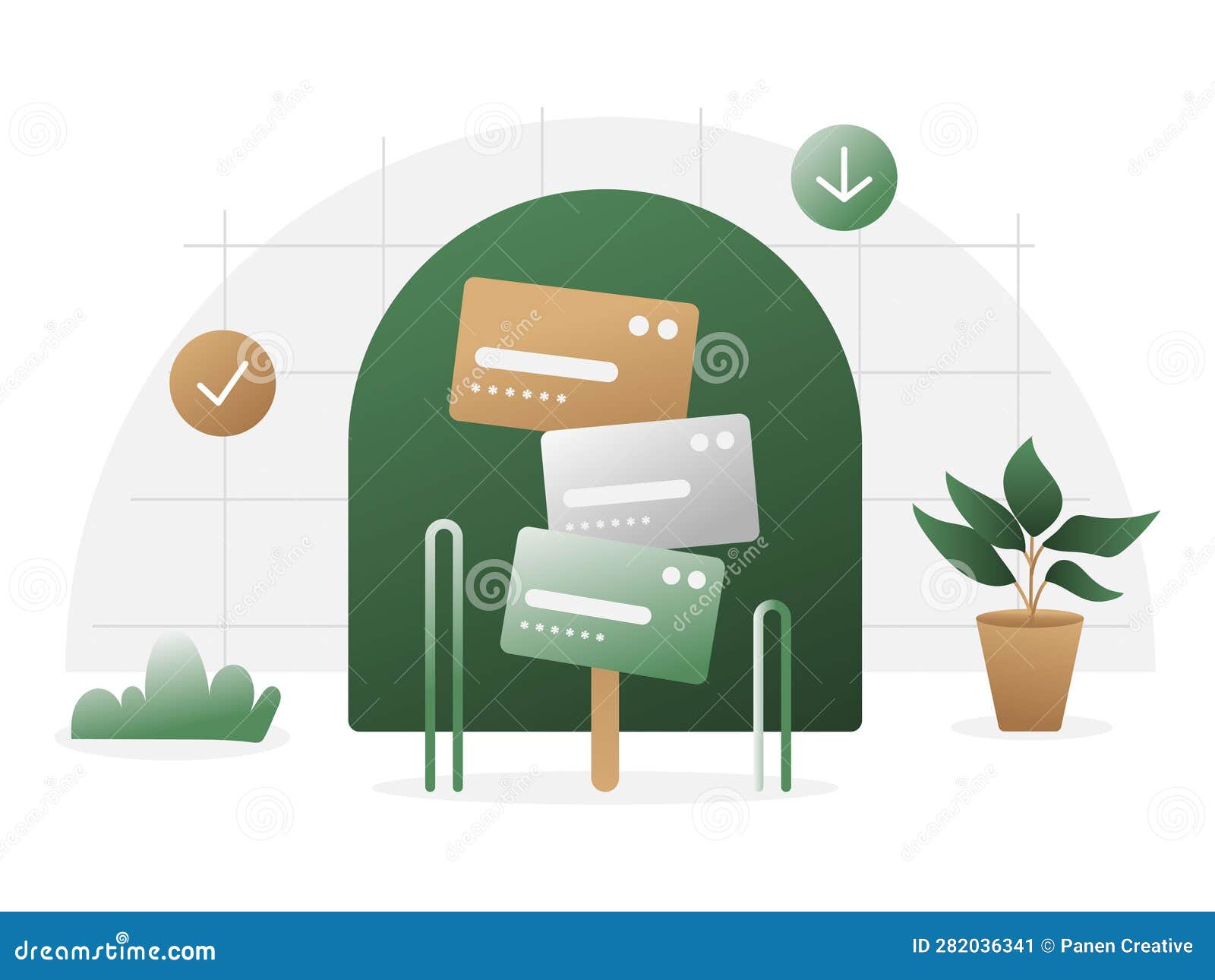 Top Up Furniture Illustration Stock Vector - Illustration of decoration ...