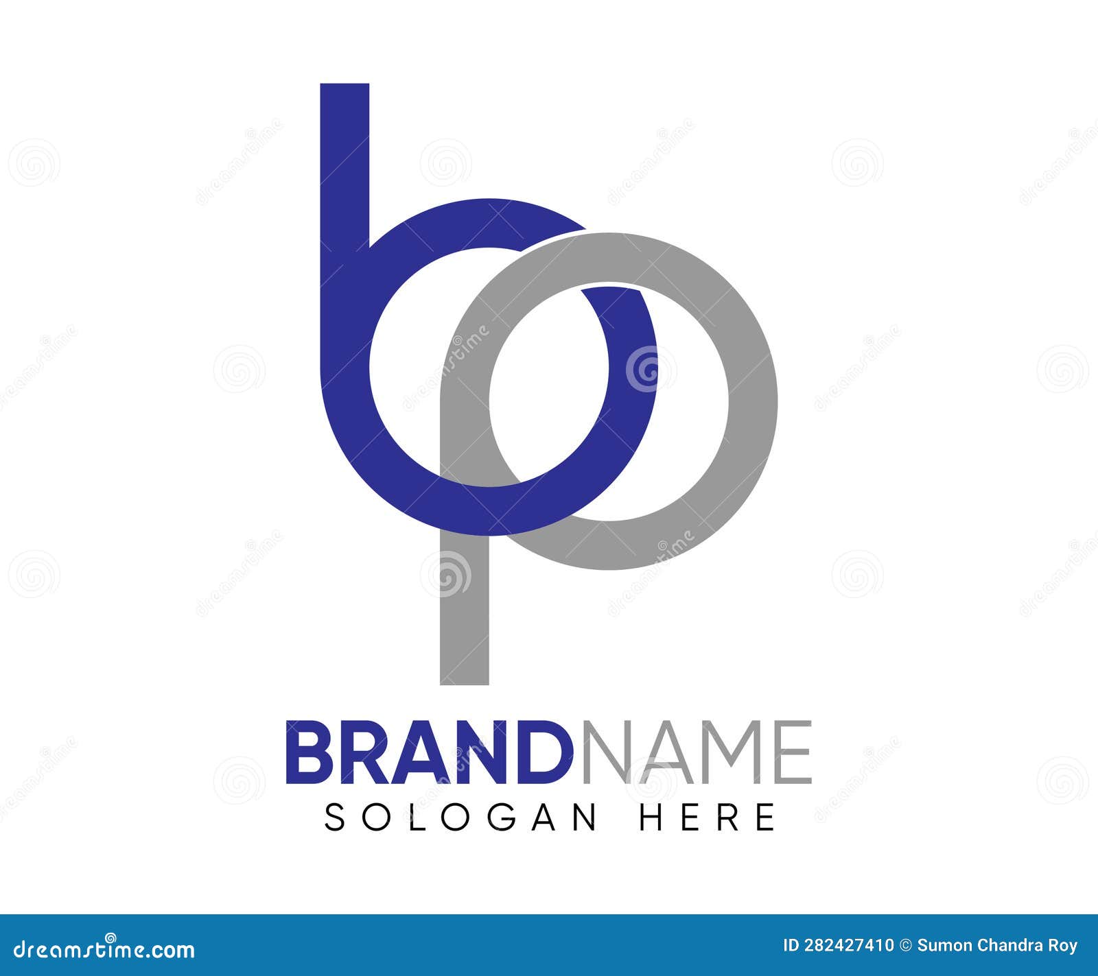 B P Letter Logo Design Vector Template Stock Vector - Illustration of ...