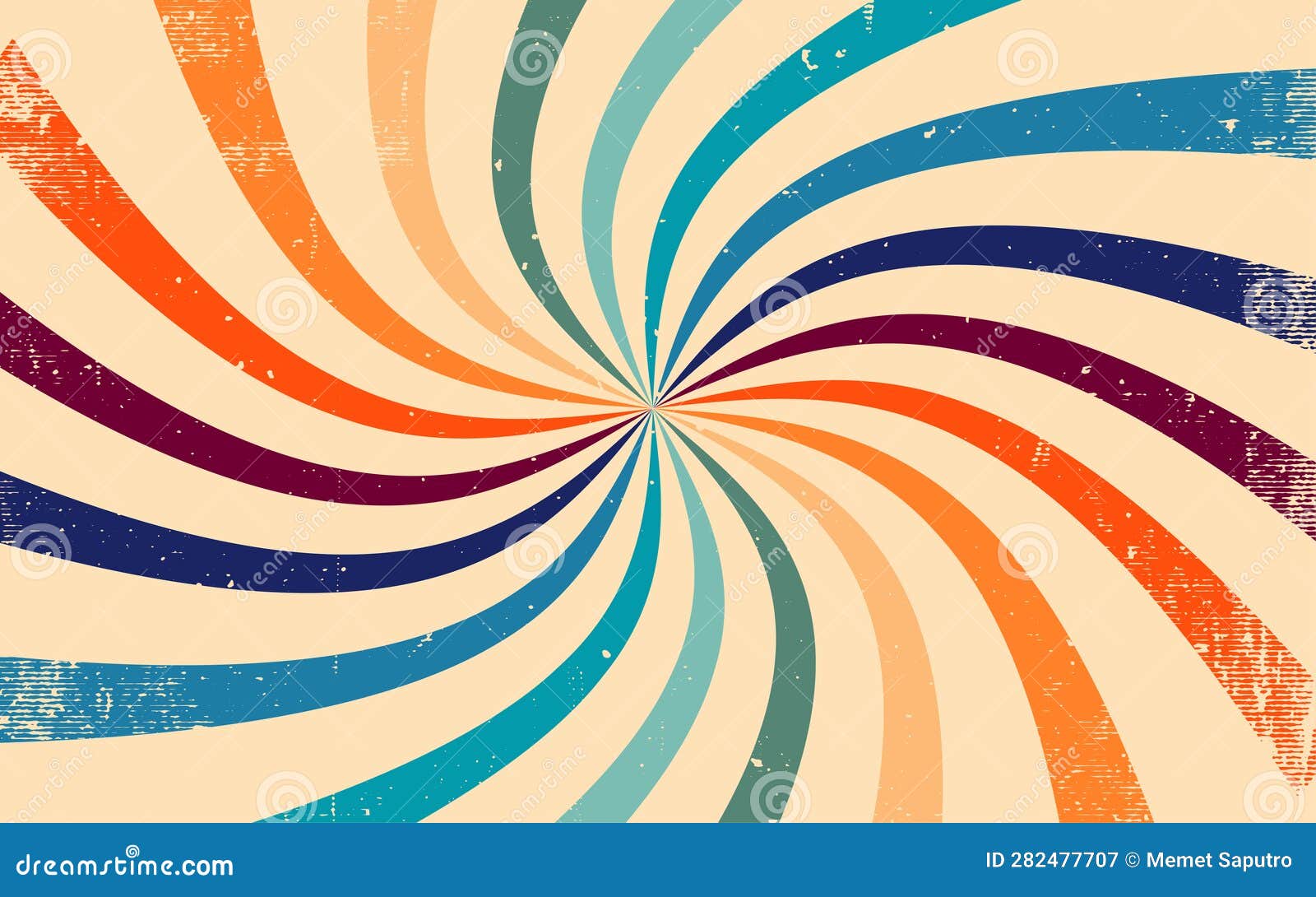 Textured 70s 80s Retro Background Stock Illustration - Illustration of ...