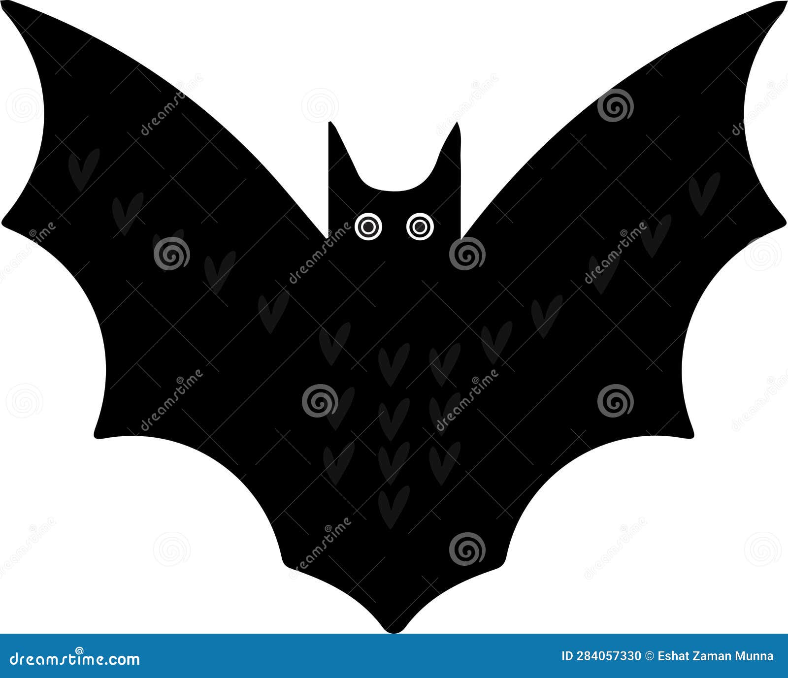 Bat Animal Vector Design SVG Stock Vector - Illustration of modern ...