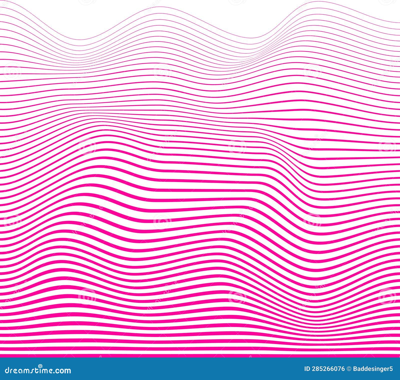 Pink Vector Abstract Wave Illustration for Web Design and Posts ...