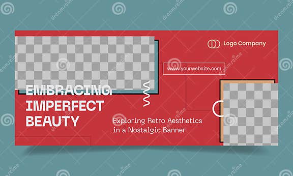 Creative Retro Web Banner Design Template Background Stock Vector ...