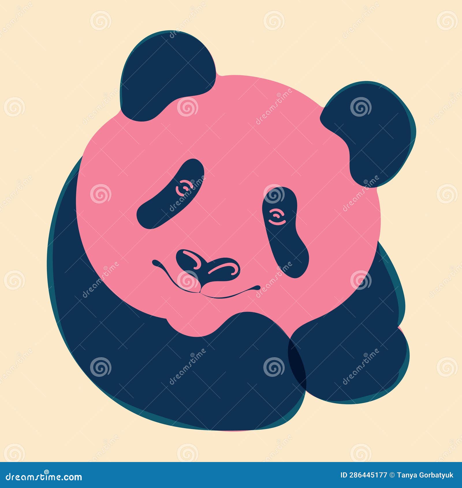 Panda. Avatar, Badge, Poster, Logo Templates, Print Stock Vector ...