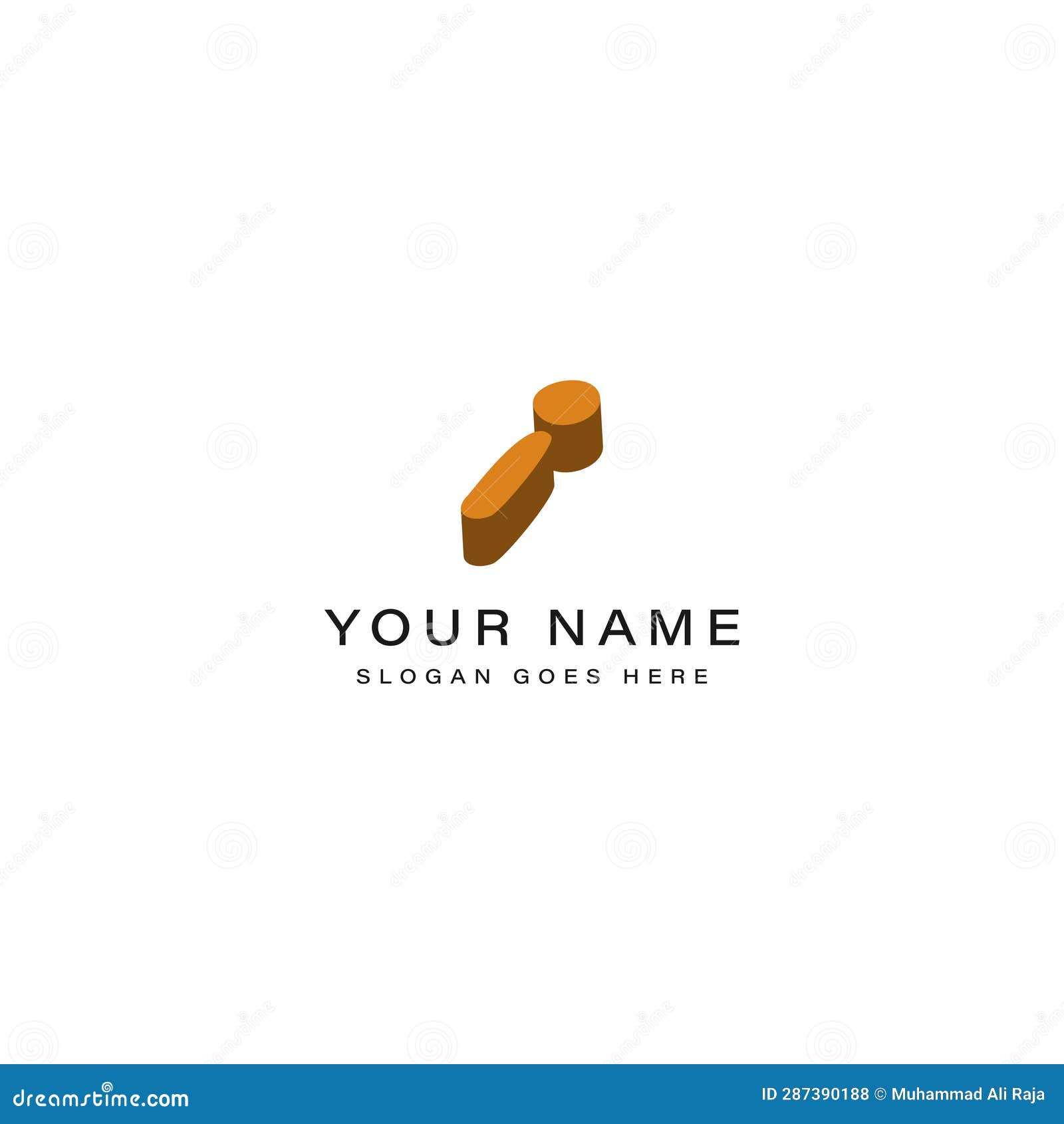 3d Raja Name Logo
