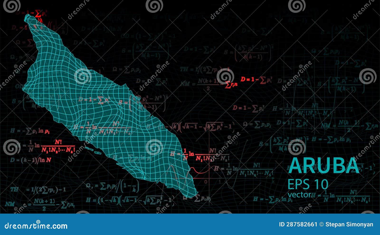 Technology Map of Aruba Connection Futuristic Modern Website Background ...