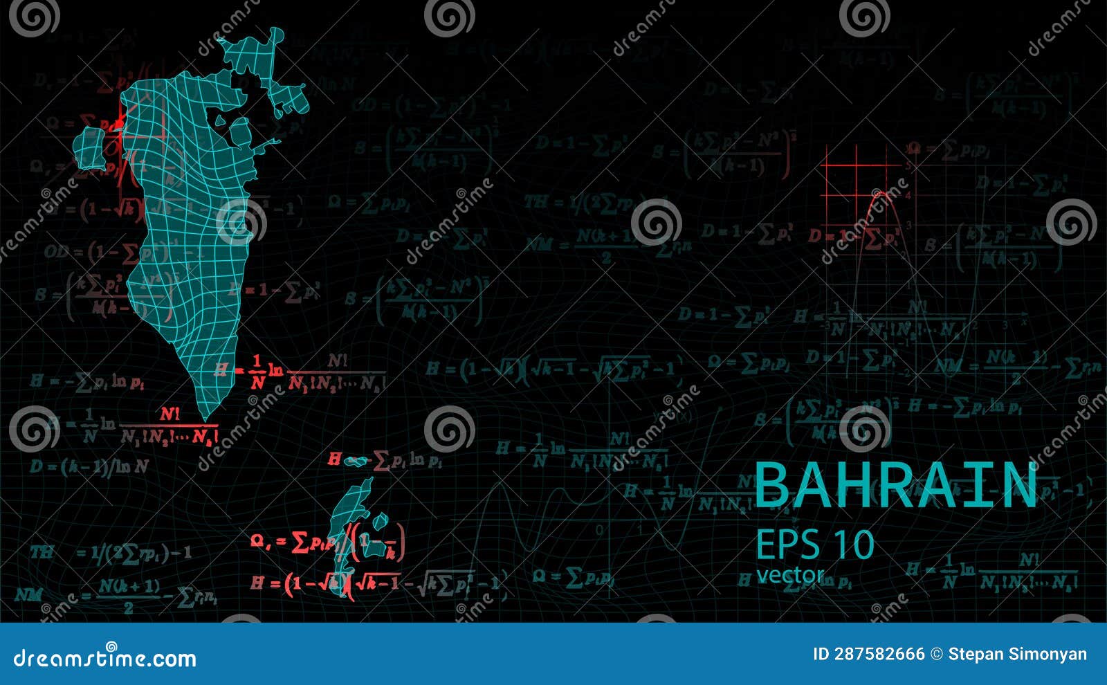 Technology Map Of Bahrain Connection Futuristic Modern Website ...
