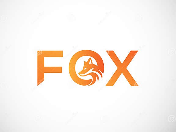 Fox Logo. Fox Letter Logo Design. Creative Fox Vector Logo Stock Vector ...