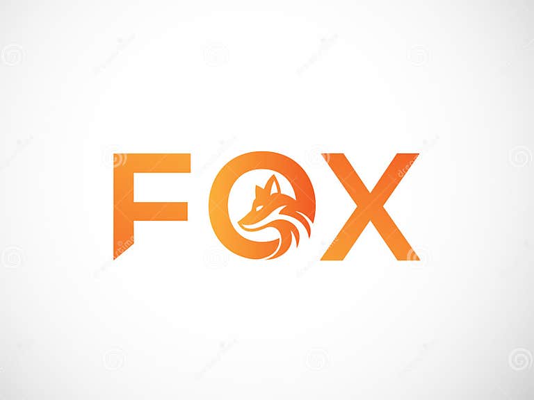 Fox Logo. Fox Letter Logo Design. Creative Fox Vector Logo Stock Vector ...