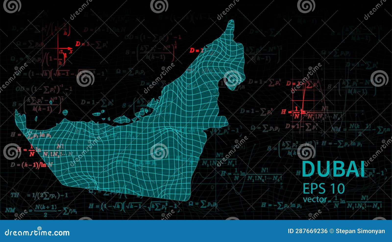 Technology Vector Map of Dubai, Connection Futuristic Modern Website ...