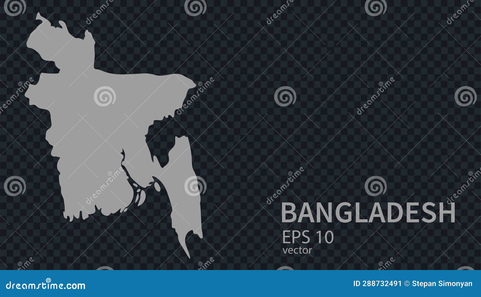 Flat Map Of Bangladesh Icon Vector Illustration Bangladesh Map ...