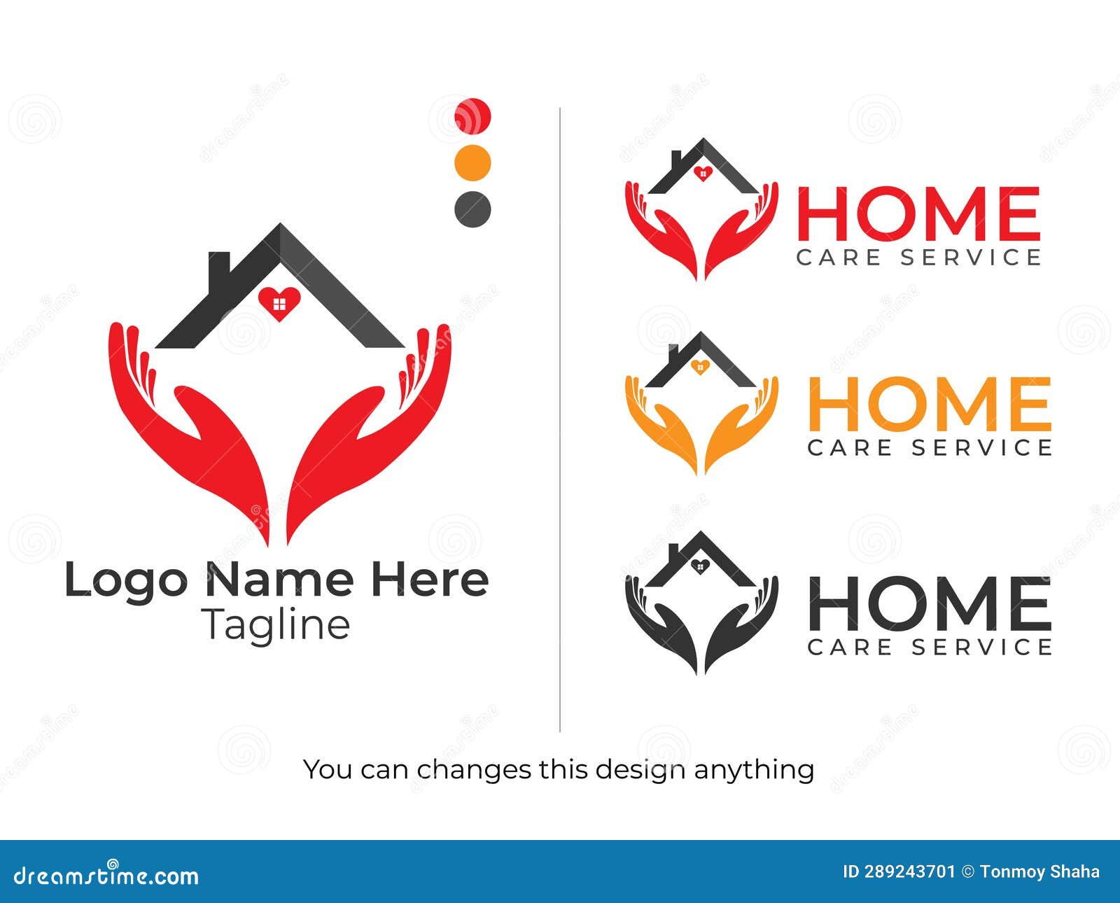 Home Care Vector Logo Design. Home Logo. Caring Home Logo. Care Stock ...