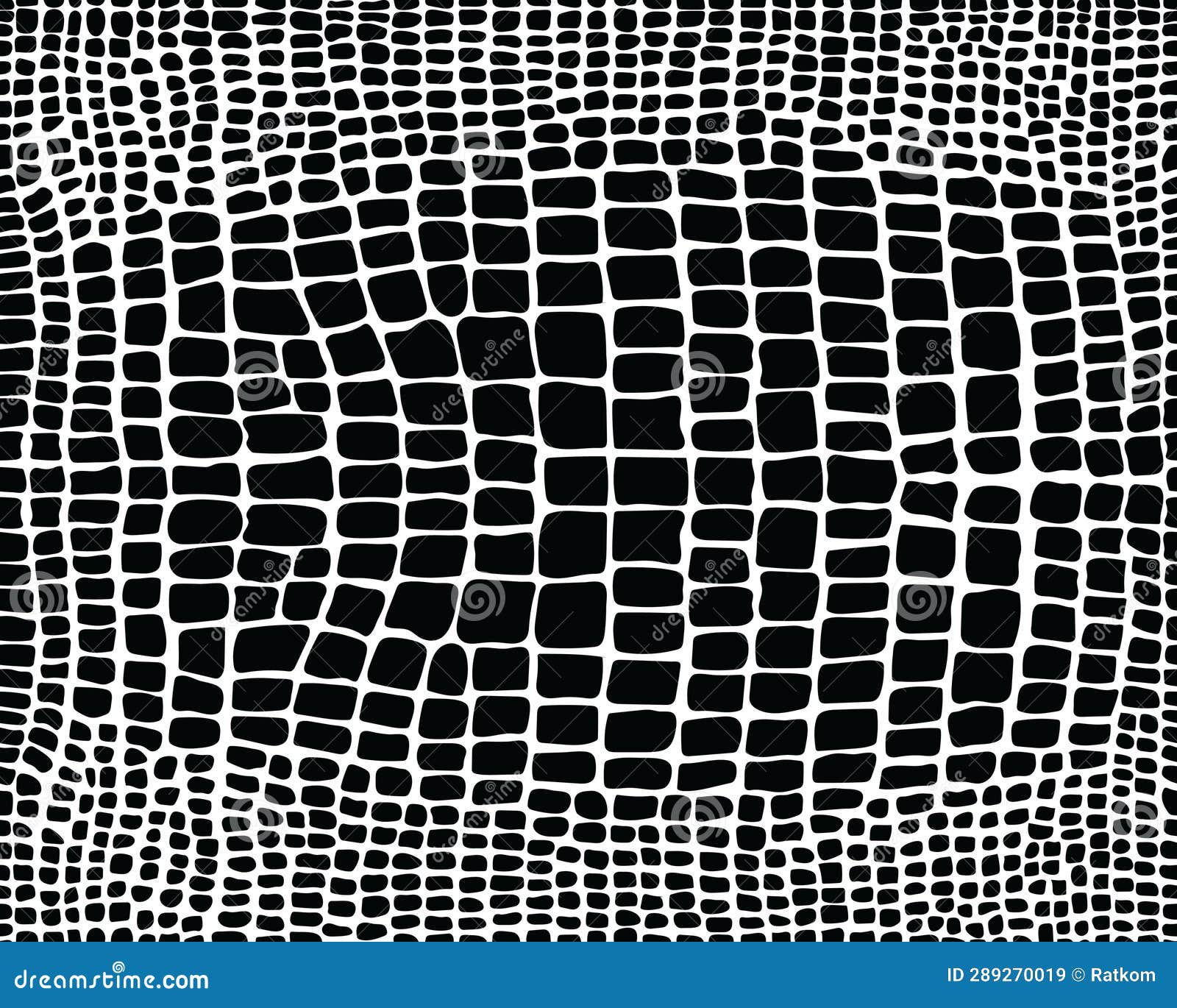 Seamless Pattern of Alligator Skin Stock Illustration - Illustration of ...