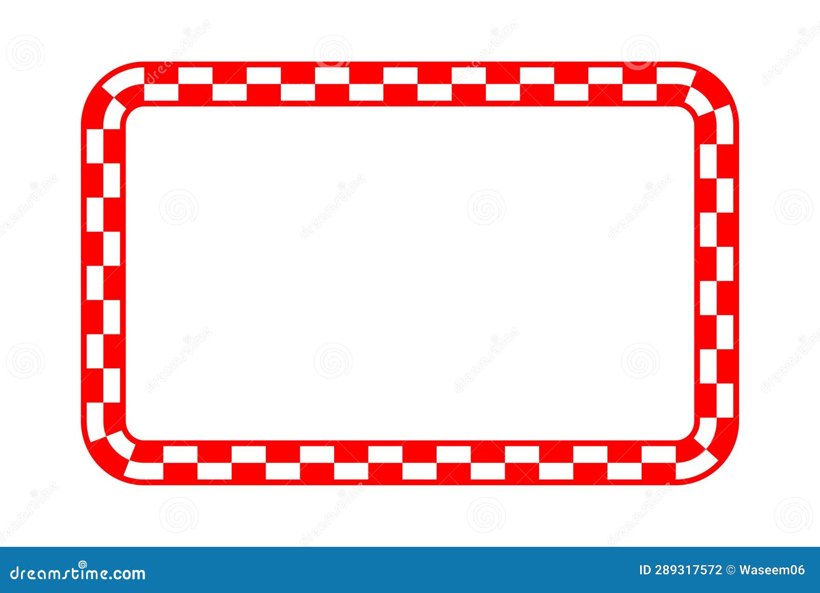 Checkered Rectangular Frame Stock Vector - Illustration of board ...