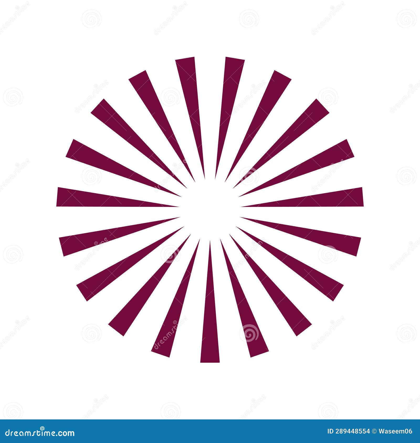 Red Sharp Stripes Spiral Circle Logo Vector Illustration Stock Vector ...