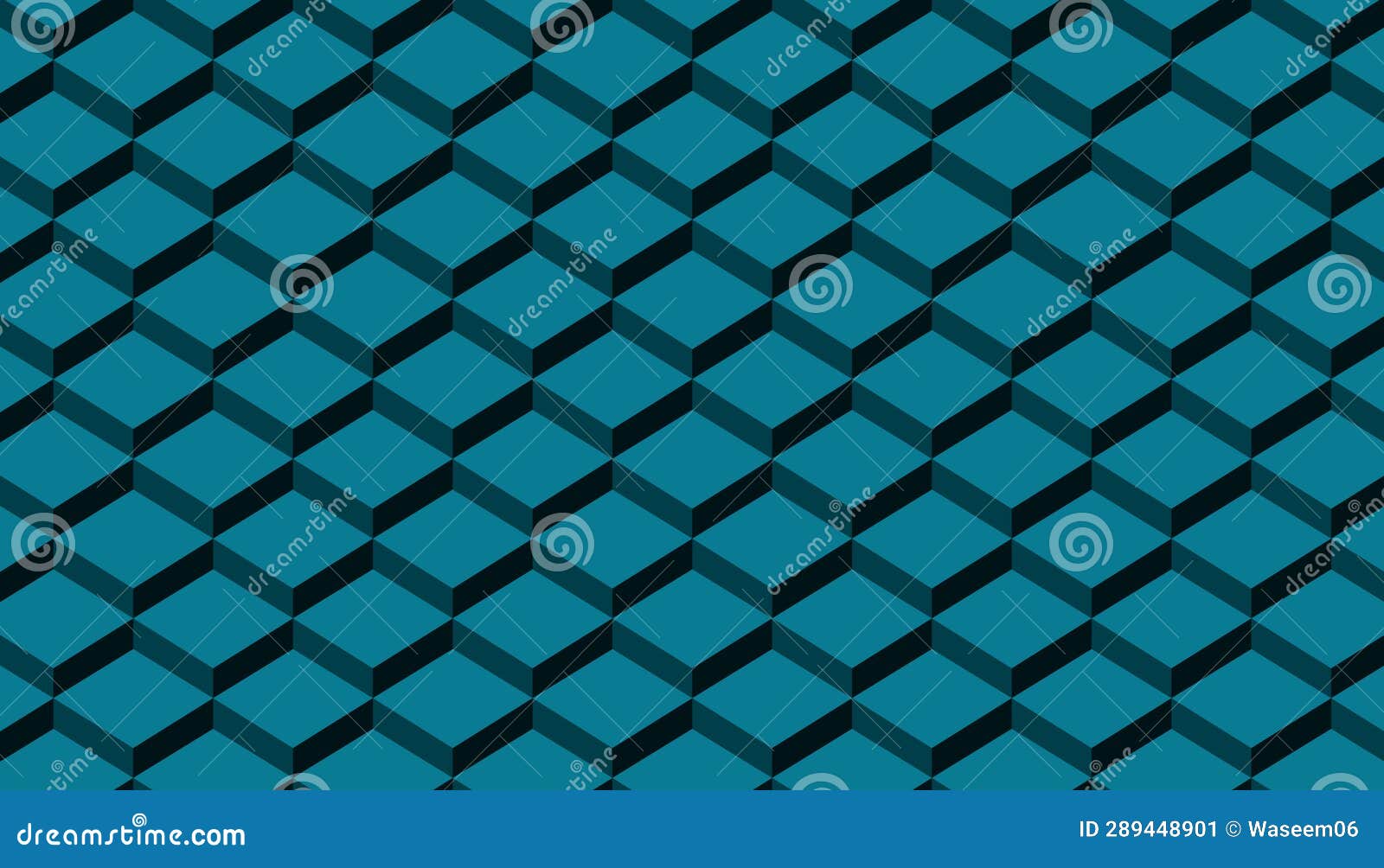 3d Cube Blocks Stylish Pattern Stock Vector - Illustration of pattern ...