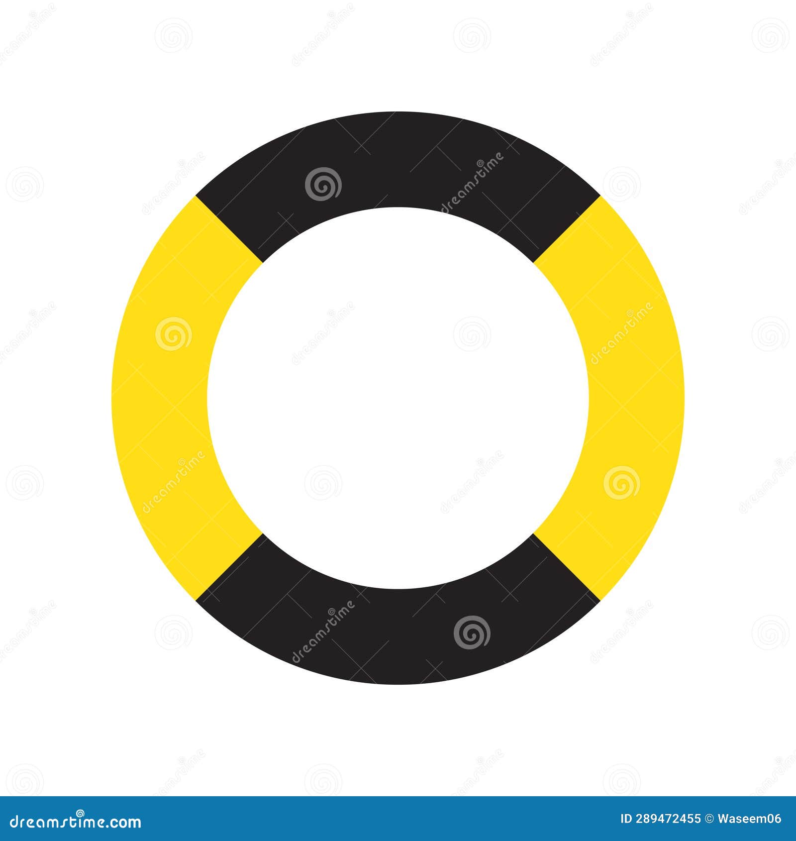 Warning circle frame stock vector. Illustration of line - 289472455