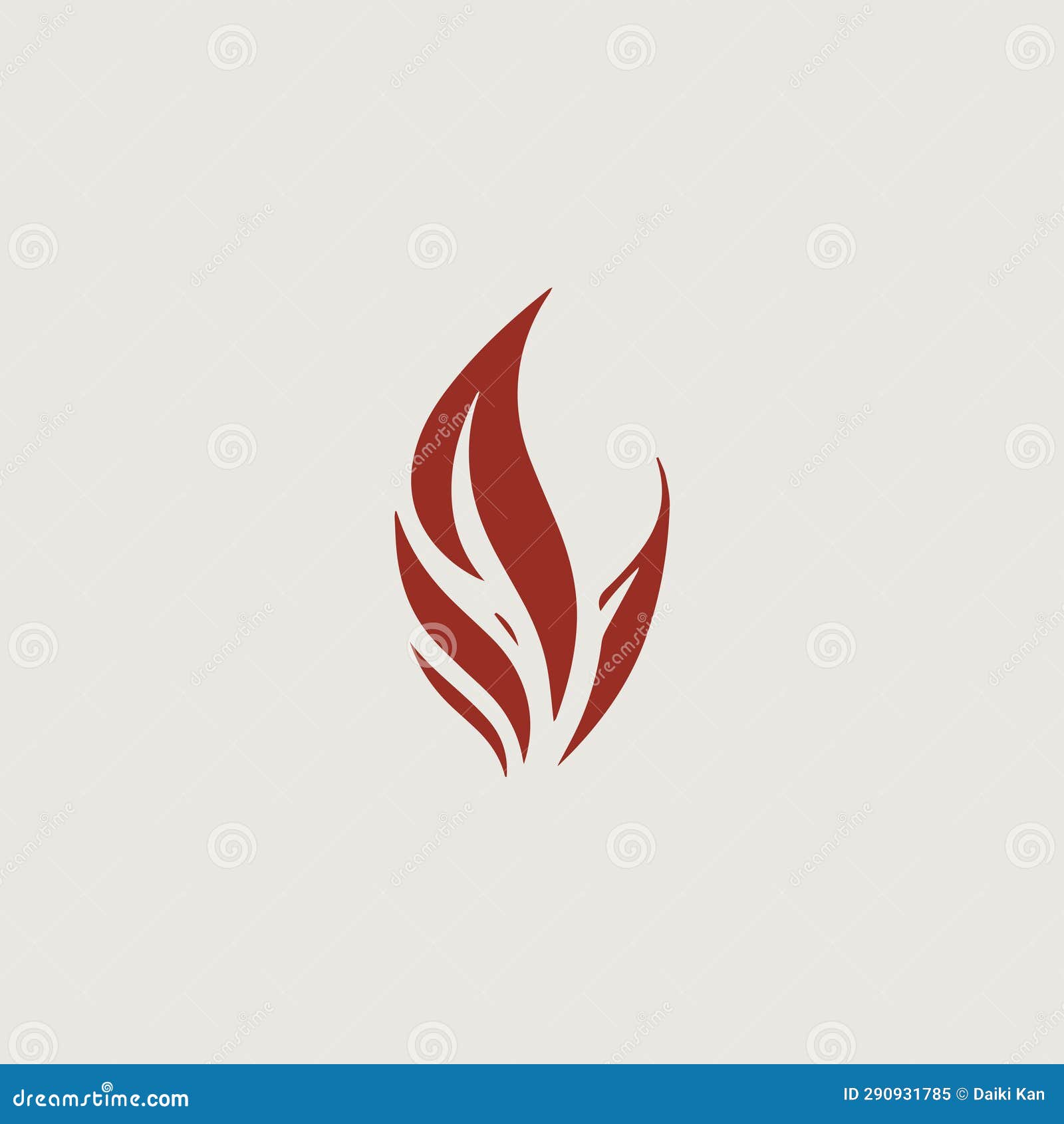 Fire Simple Logo Vector Image Stock Vector - Illustration of nature ...