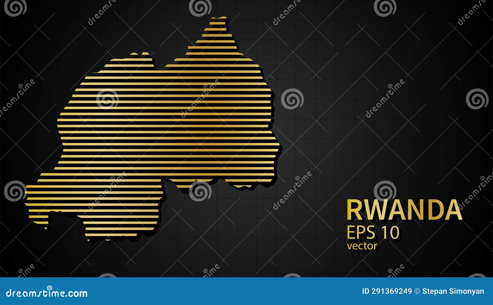 Modern Of Rwanda Map Connections Network Design, Best Internet Concept ...