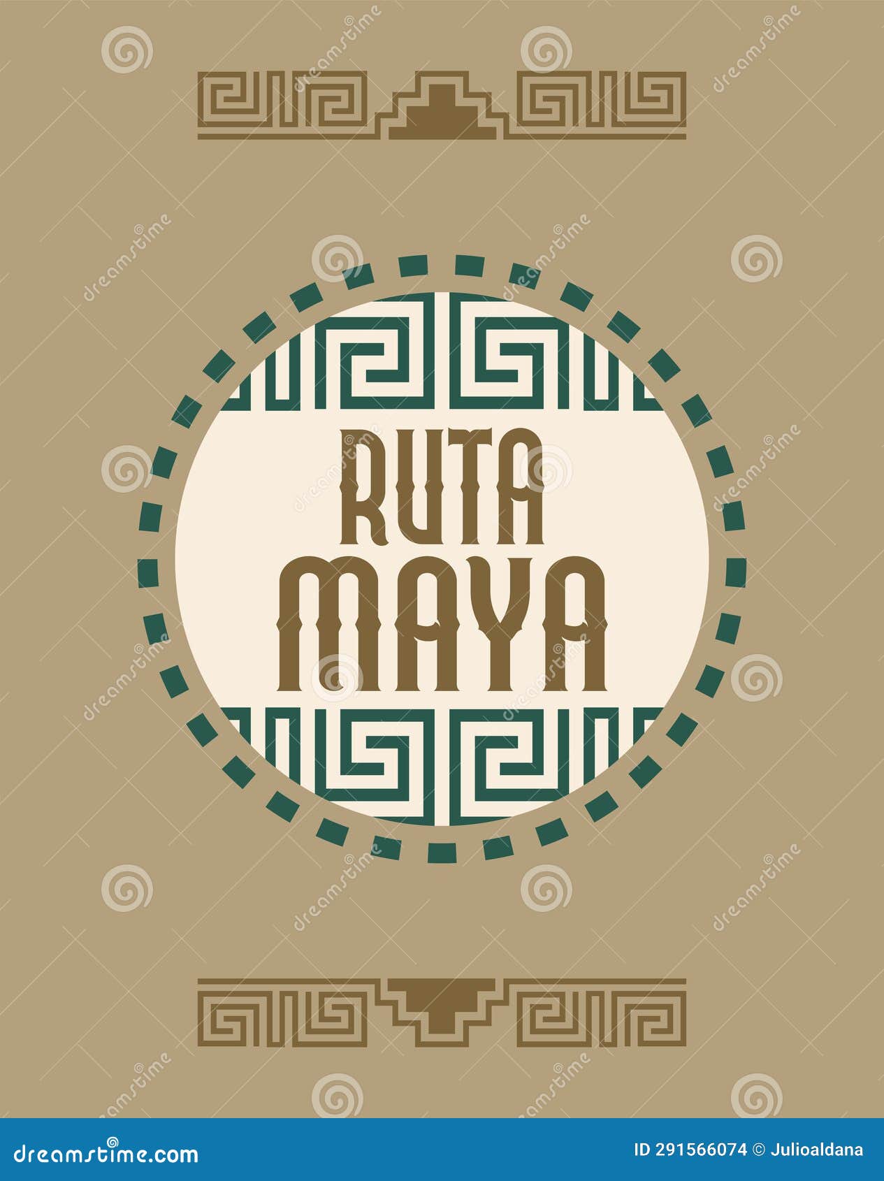 Ruta Maya, Mayan Route Spanish Text, Sign Design, Mayan Spiral Lines ...